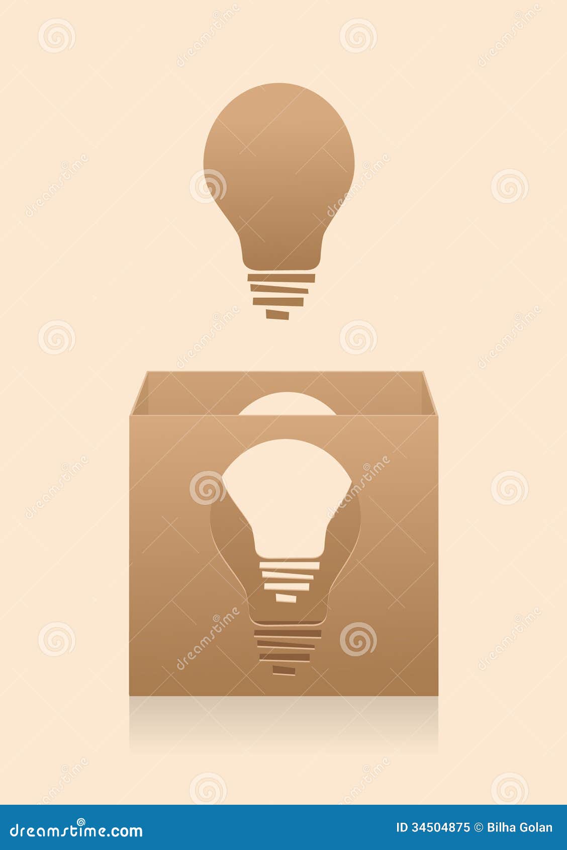 Thinking Outside The Box Concept , Outline Icon, Linear Sign, Thin Line ...