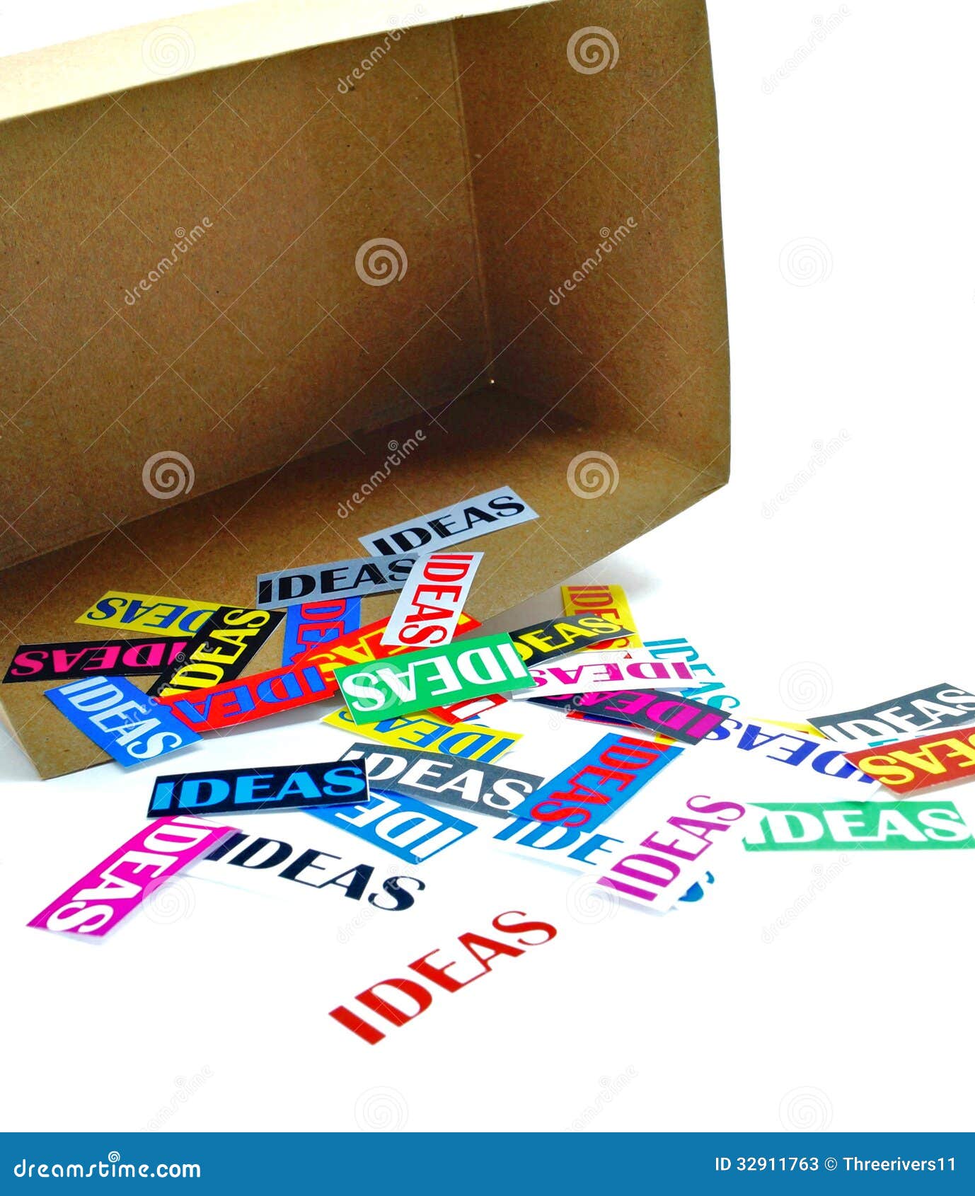 Think Outside the Box stock image. Image of brainstorm - 32911763