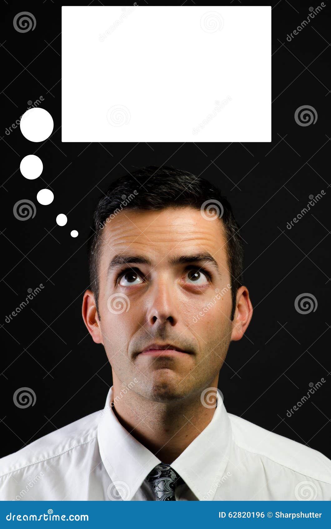 Thinking outside the box stock photo. Image of portrait - 62820196