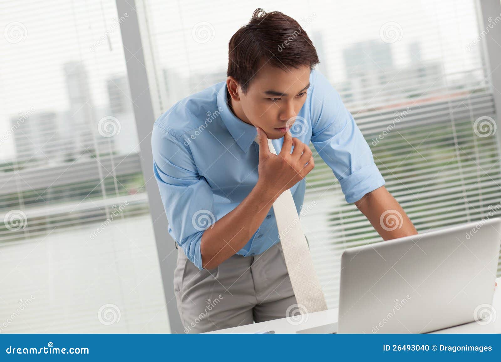 Thinking over stock photo. Image of people, laptop, formalwear - 26493040