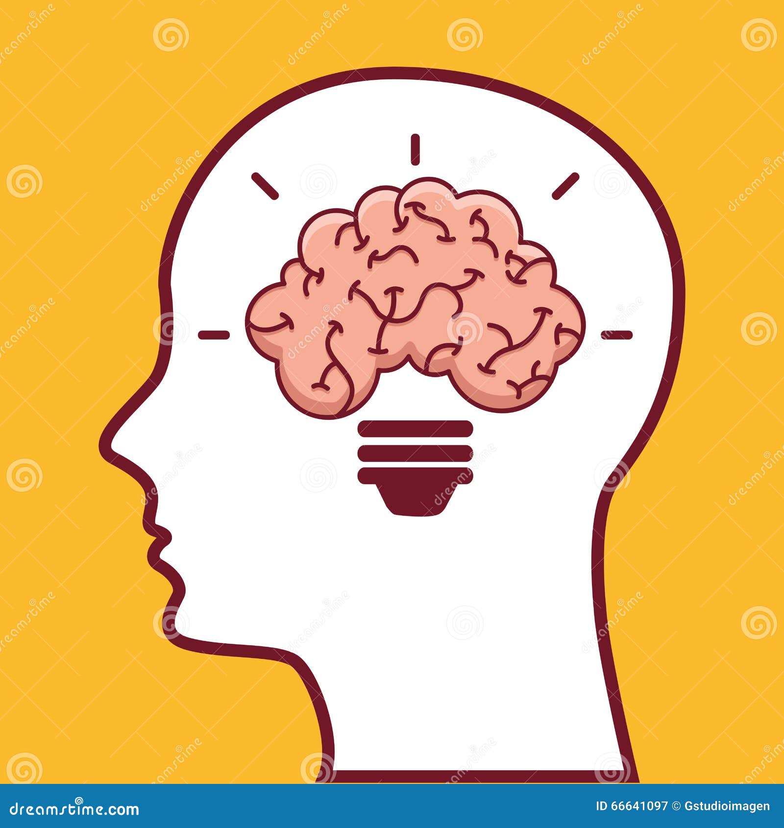 Thinking people design stock illustration. Illustration of silhouette ...