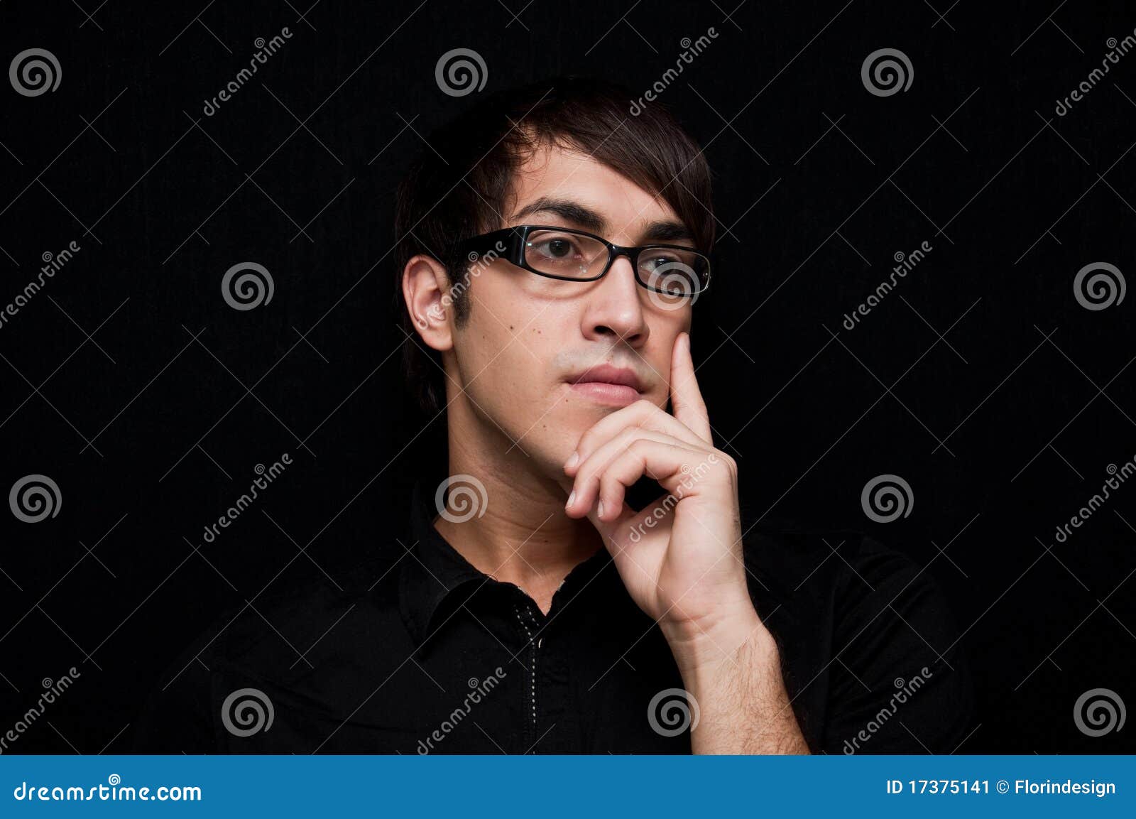 Thinking Person stock image. Image of customer, deeply - 17375141