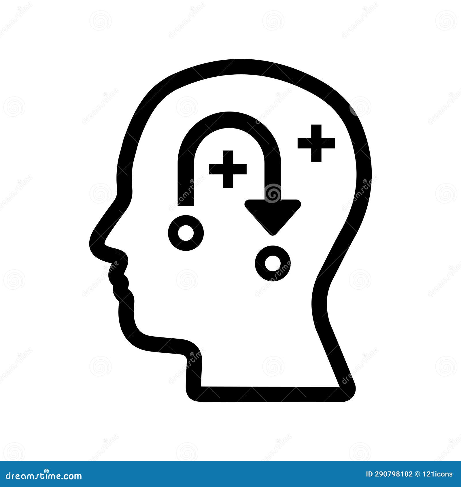 Thinking Plan stock vector. Illustration of kind, solution - 290798102