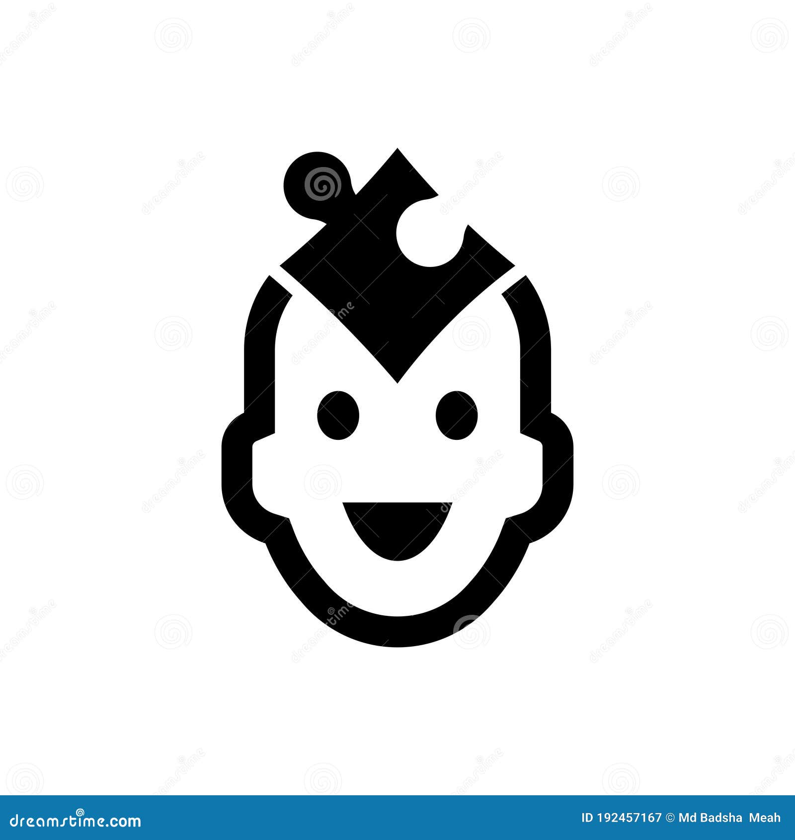 Thinking Plan Icon stock vector. Illustration of vector - 192457167