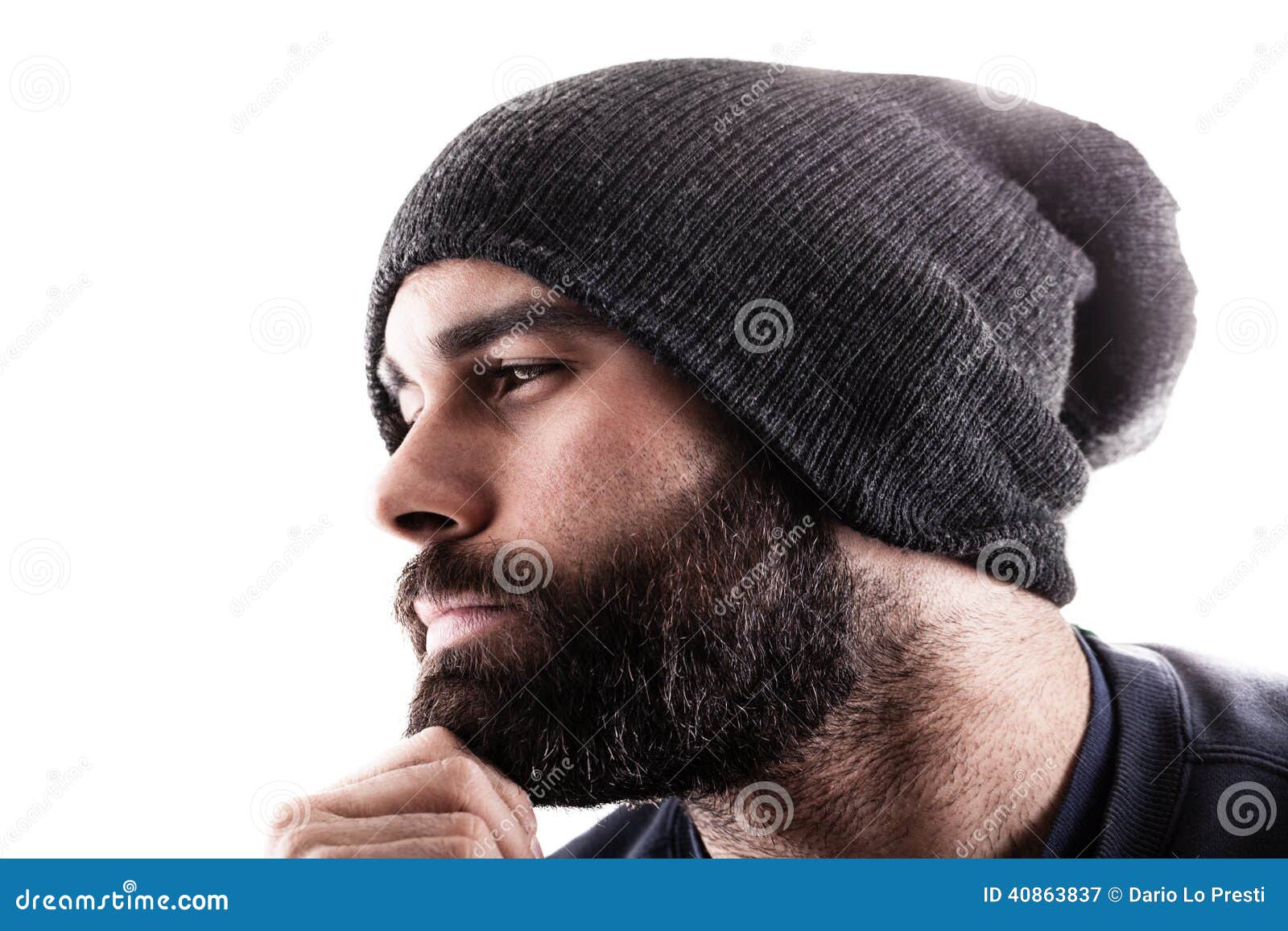 Thinking stock image. Image of hungry, alone, style, stylish - 40863837
