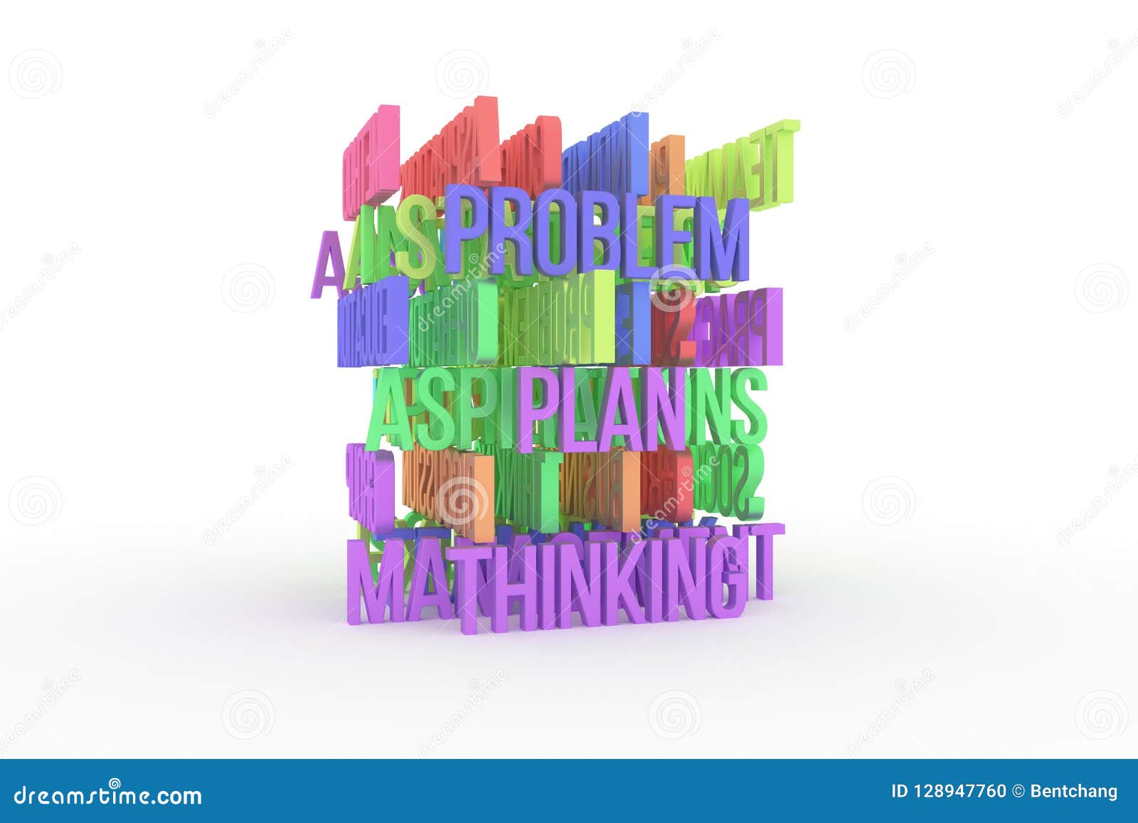 Thinking And Problem Solving. Businessman With A Question Mark Running ...