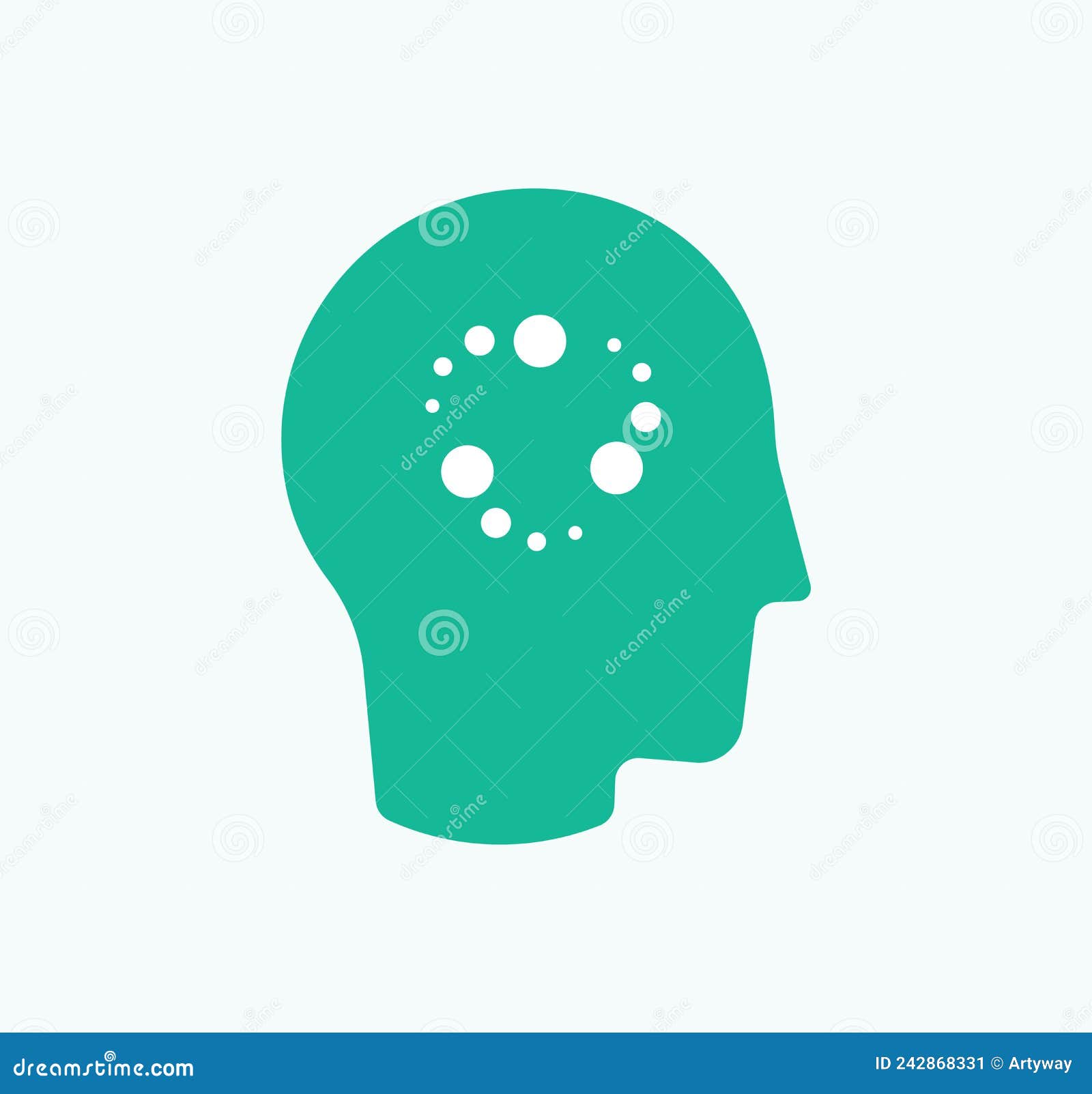 Thinking Process, Brain Load Icon, Learning Logo, Memories Symbol ...