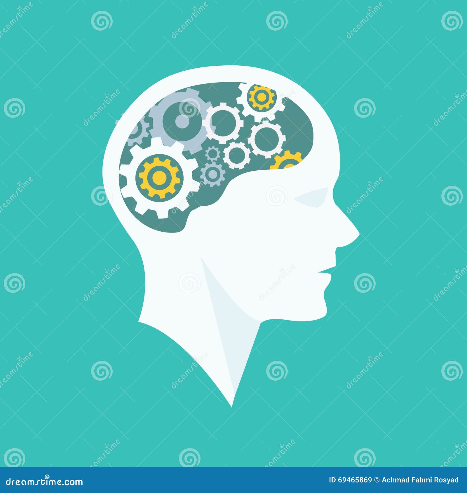 Thinking Process, Brain Load Icon, Learning Logo, Memories Symbol ...