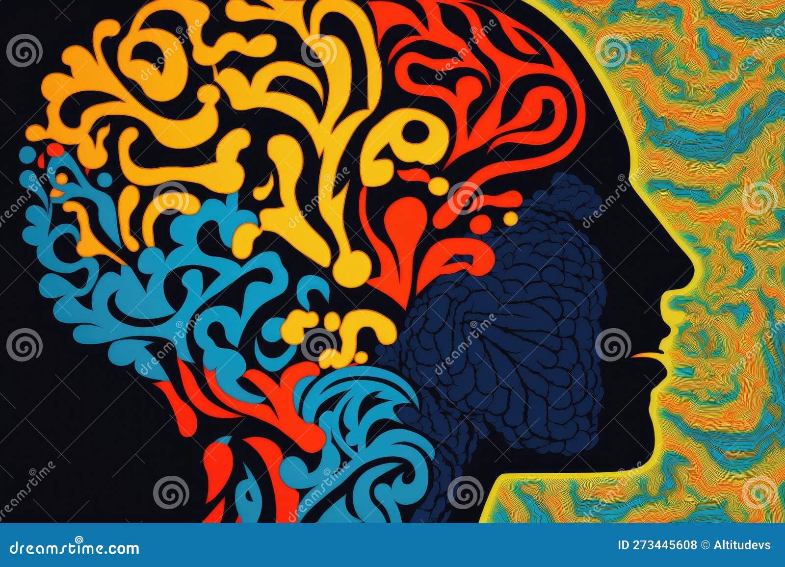 Rational Abstract Flat Background Design Illustration Royalty-Free ...