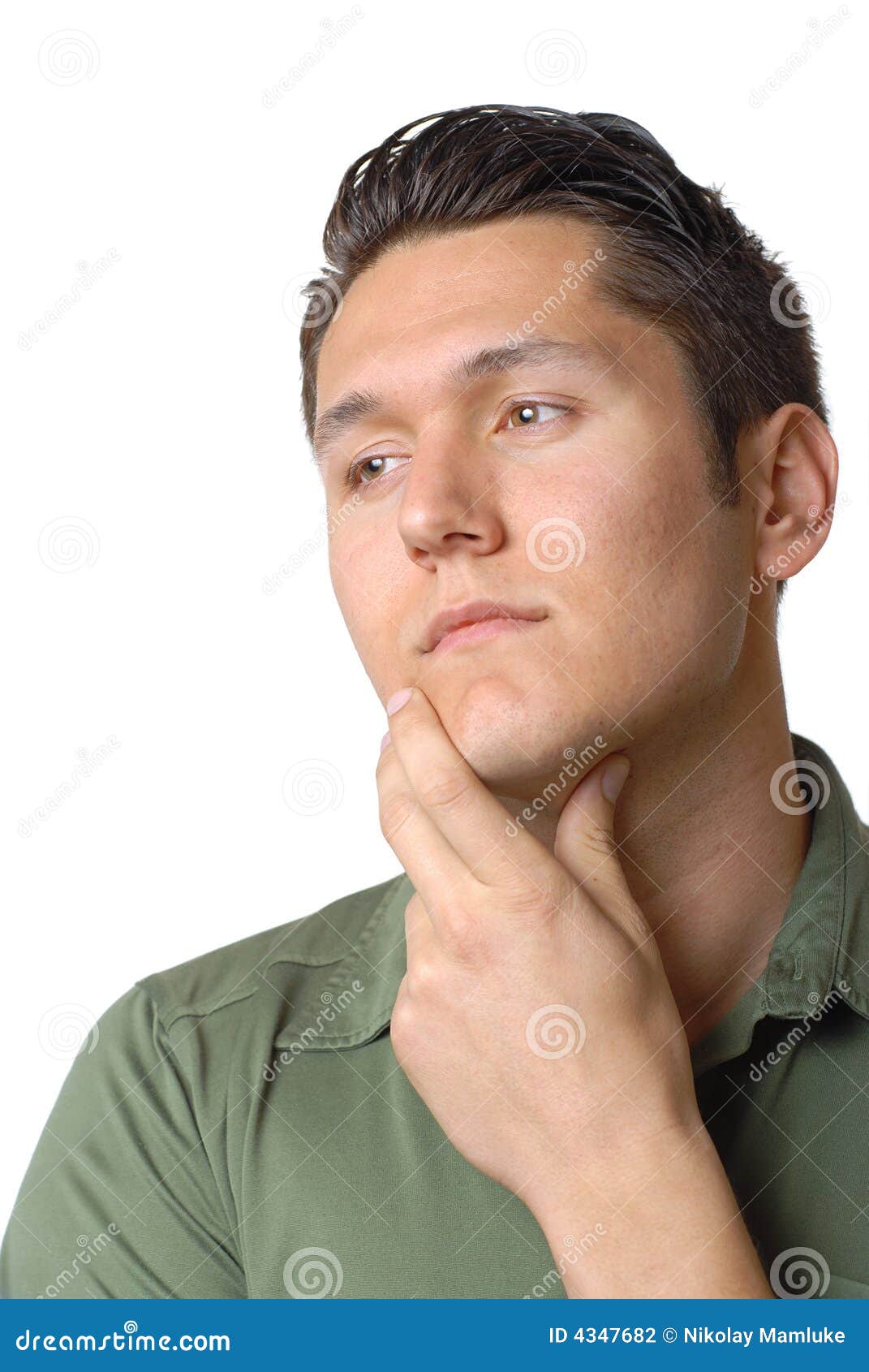 Thinking sad man stock photo. Image of healthcare, misery - 4347682