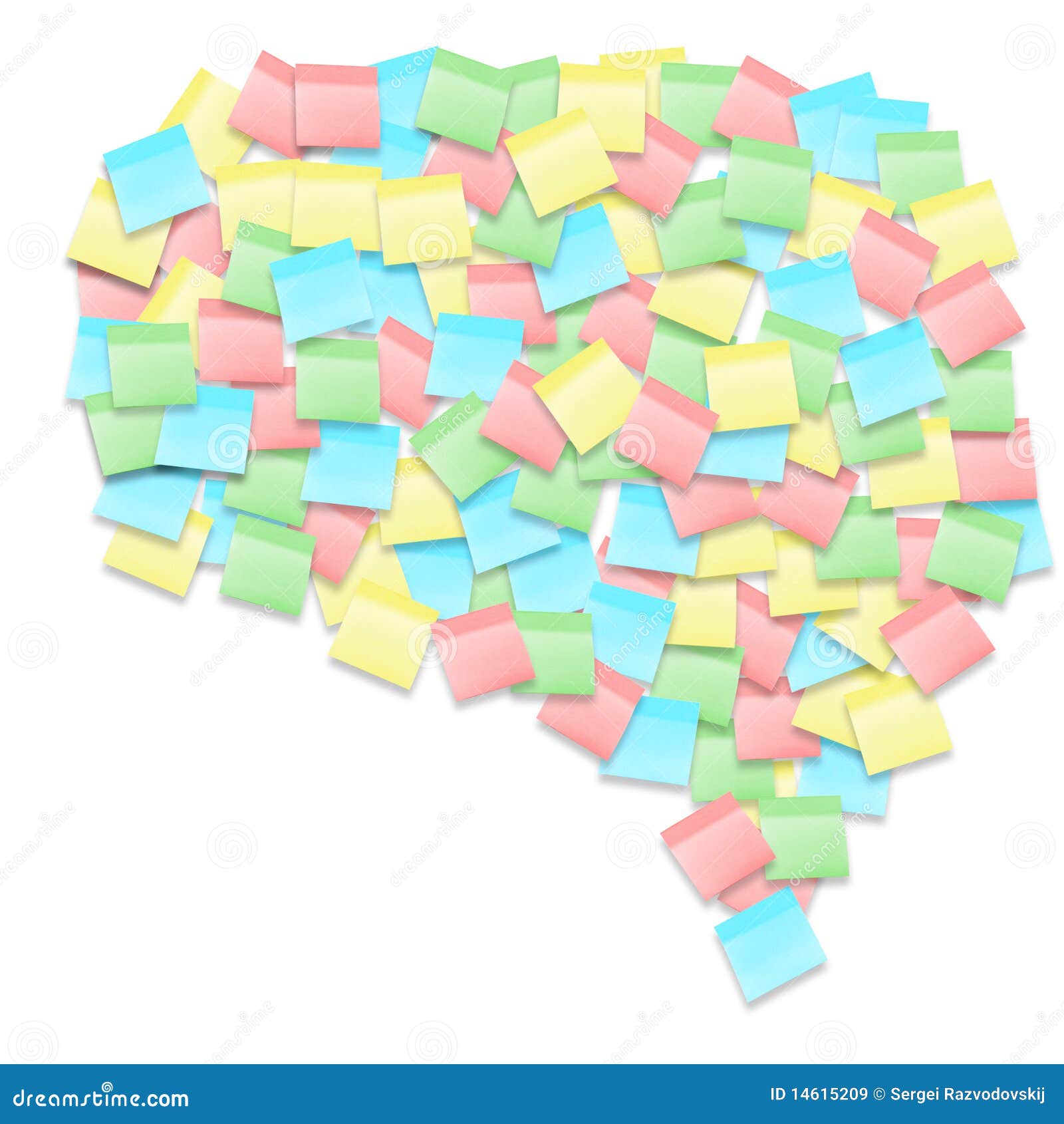 Thinking shape stock image. Image of reminder, communication - 14615209