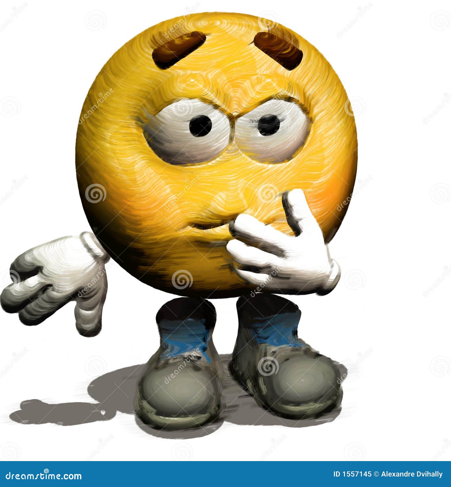 Thinking Smile 14/20 stock illustration. Illustration of element - 1557145