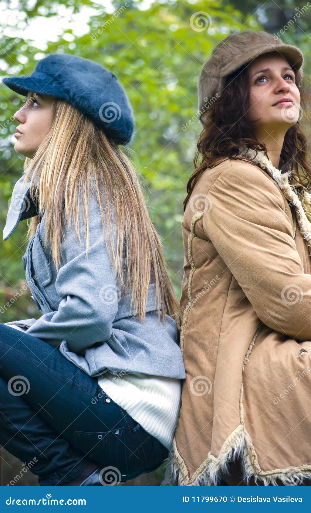 Thinking and smiling stock photo. Image of feminine, expression - 11799670