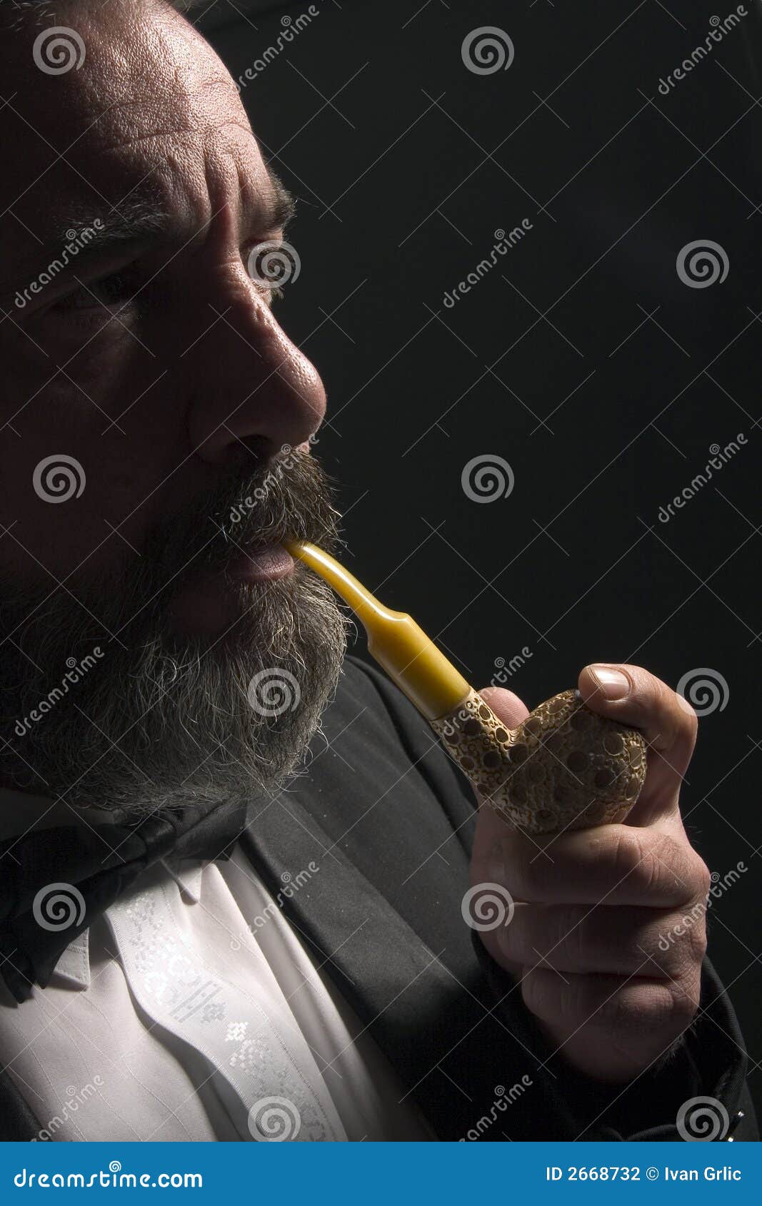 Thinking and smoking stock photo. Image of male, mind - 2668732