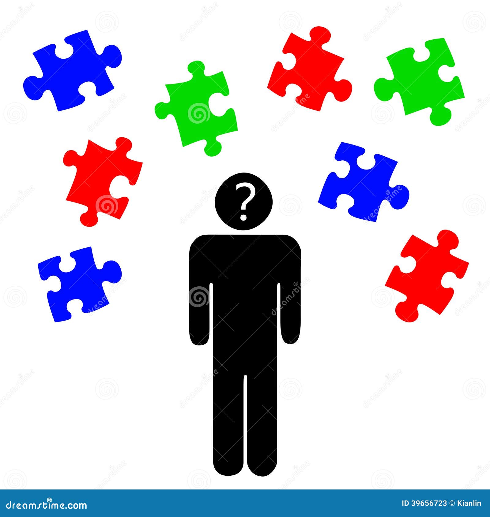 Thinking about solutions stock illustration. Illustration of decisions ...