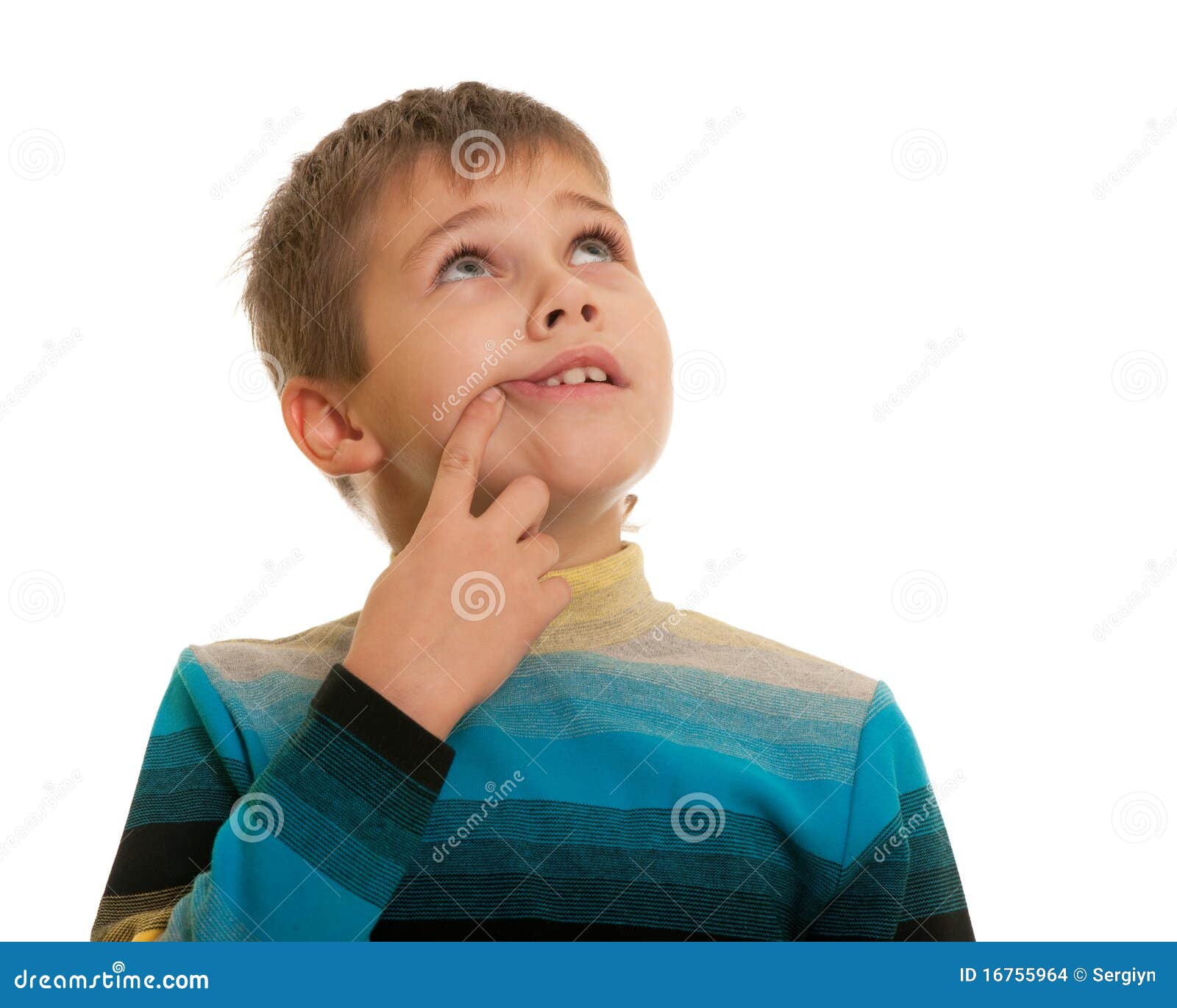 Thinking about stars stock photo. Image of casual, striped - 16755964