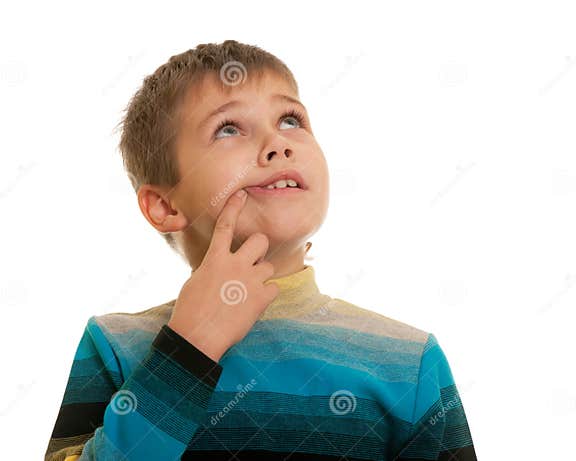 Thinking about stars stock photo. Image of casual, striped - 16755964