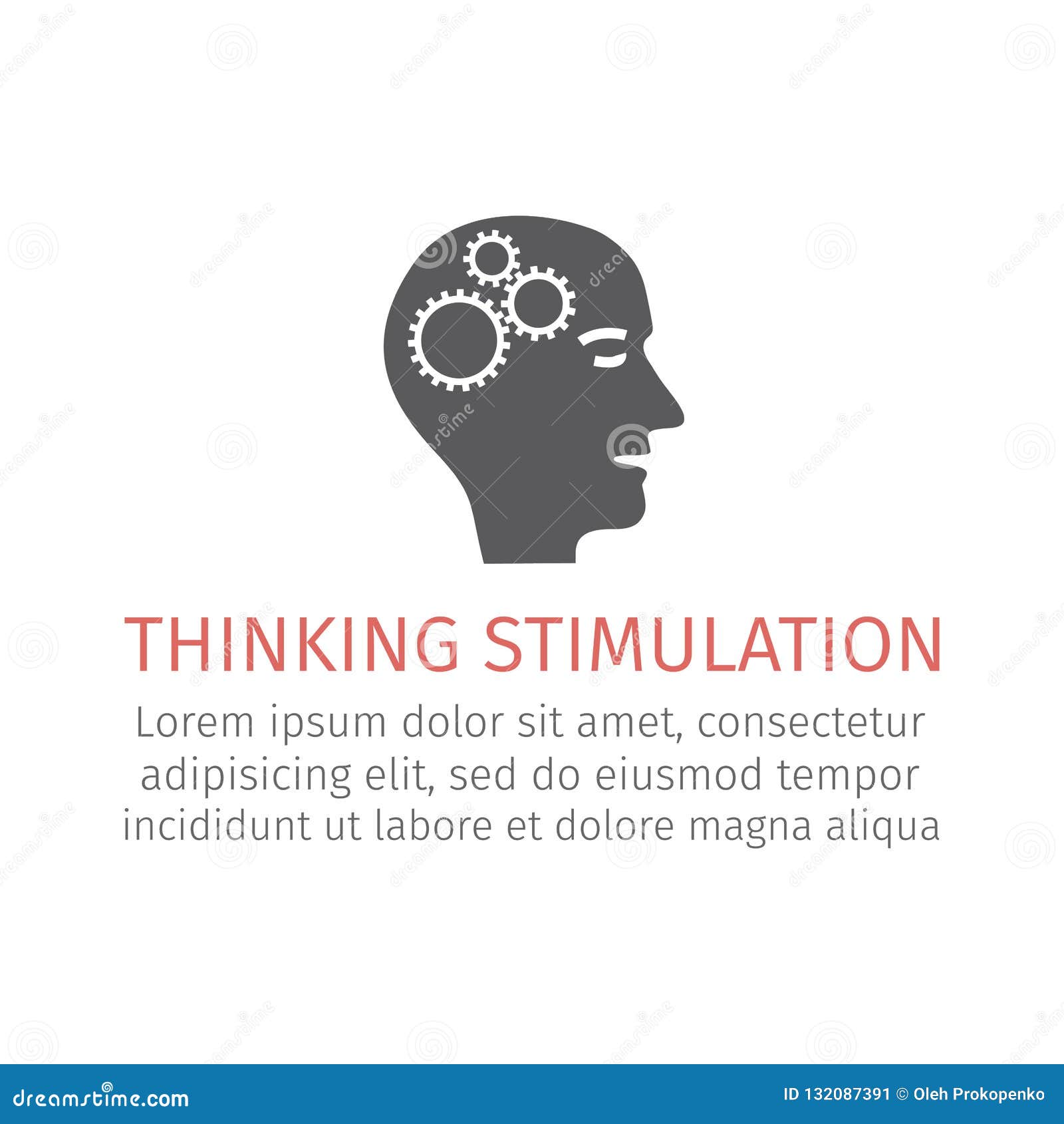 Thinking Stimulation Icon. Vector Sign for Web Graphic. Stock Vector ...