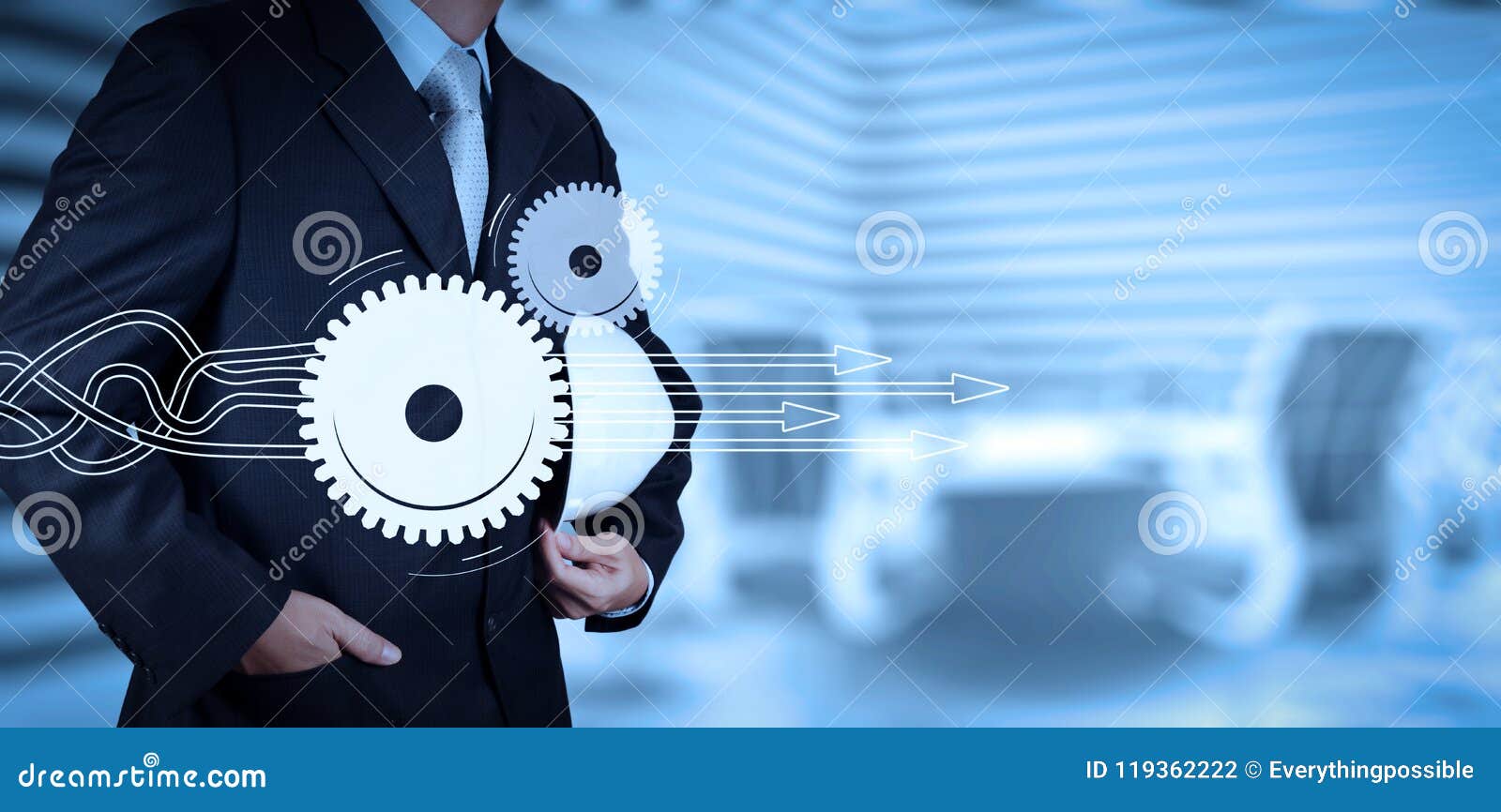 Smart engineer stock photo. Image of computer, gear - 119362222