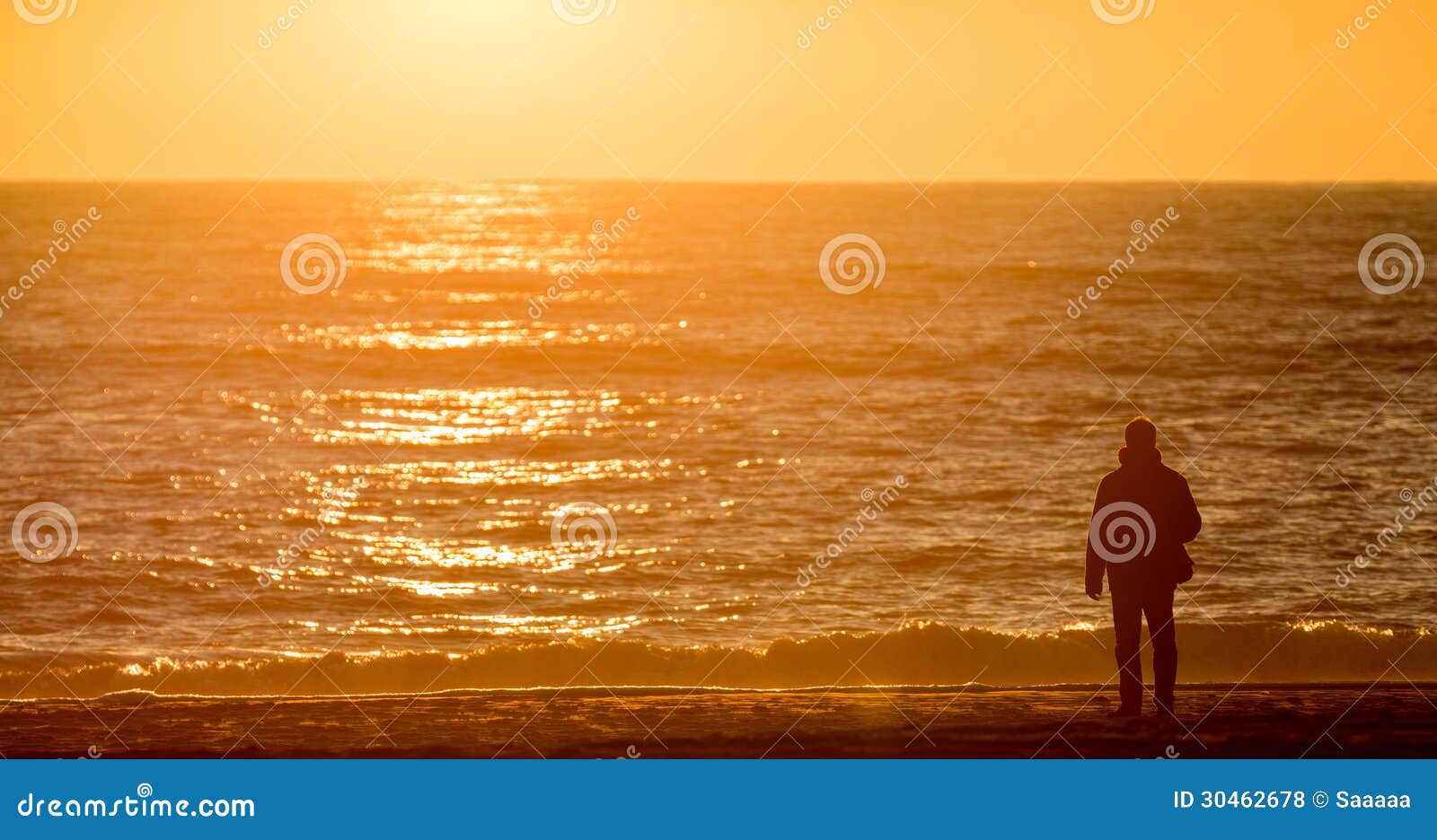 Thinking at sunset stock photo. Image of single, romance - 30462678