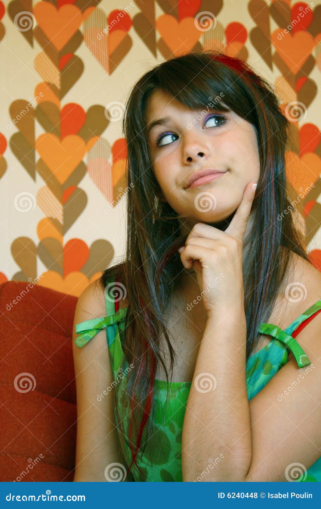 Thinking teenager stock photo. Image of wallpaper, youth - 6240448