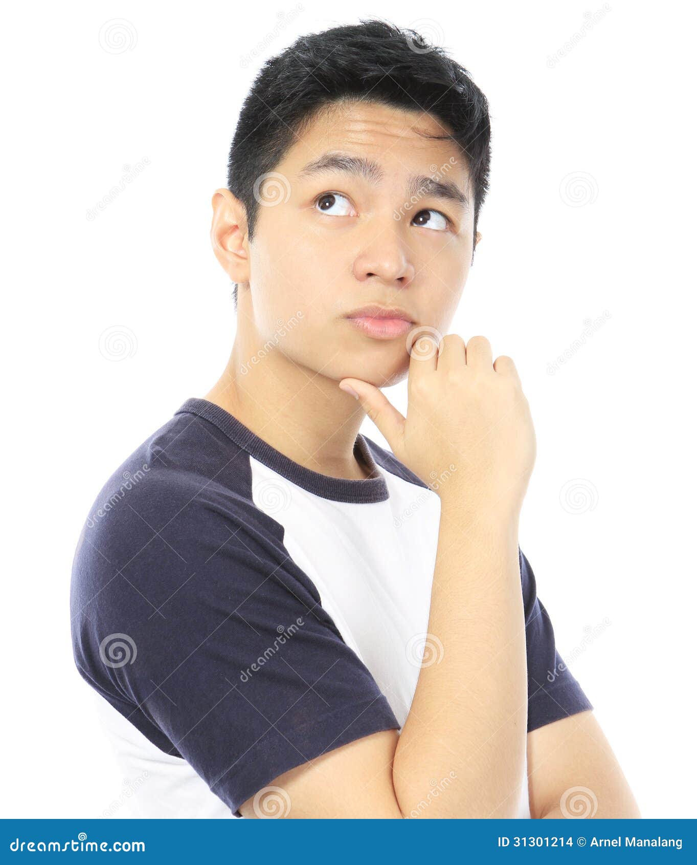 Thinking Teenager stock photo. Image of teenage, shot - 31301214
