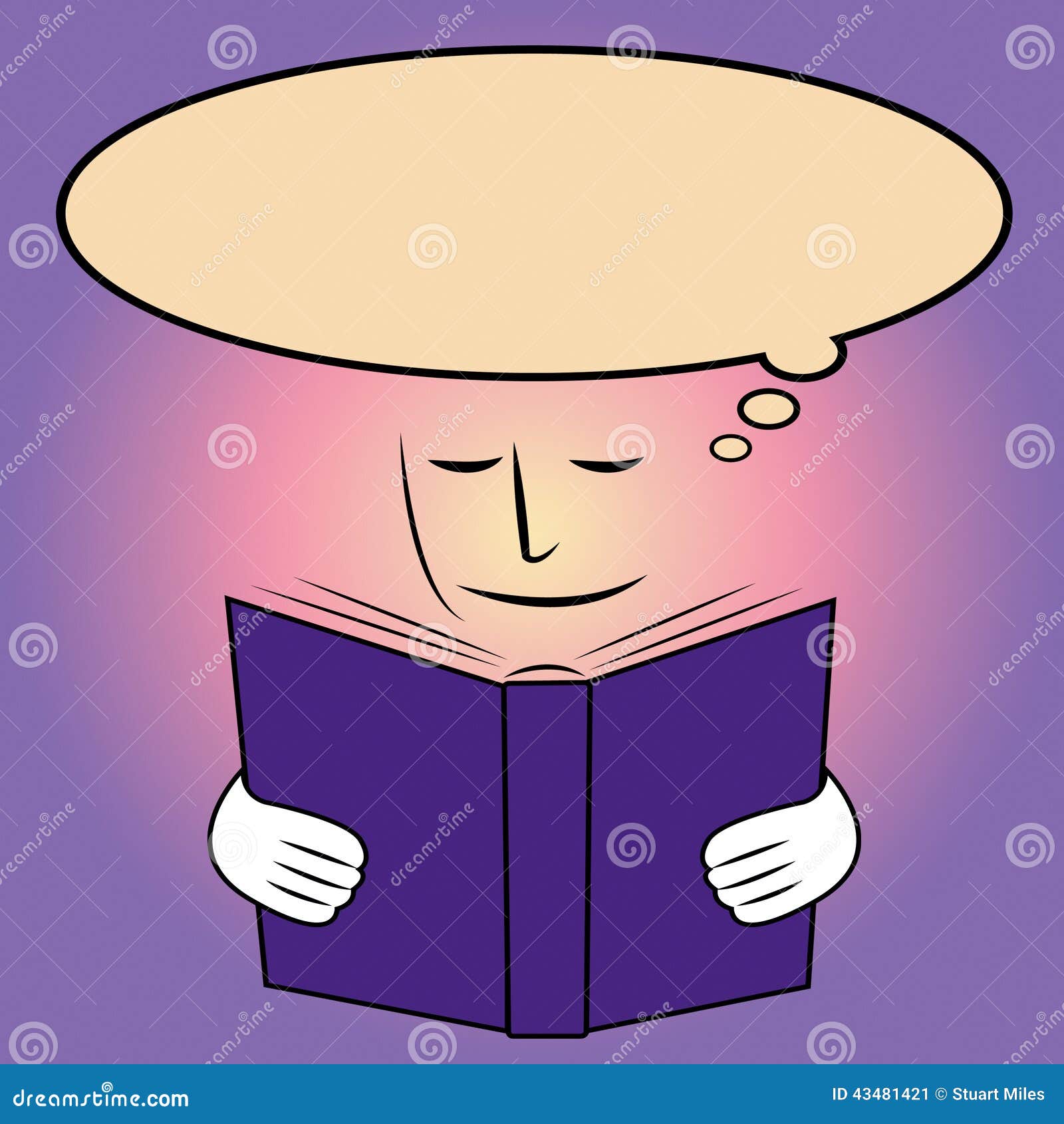 Think Big Indicates Contemplate Reflect And Reflecting Royalty-Free ...