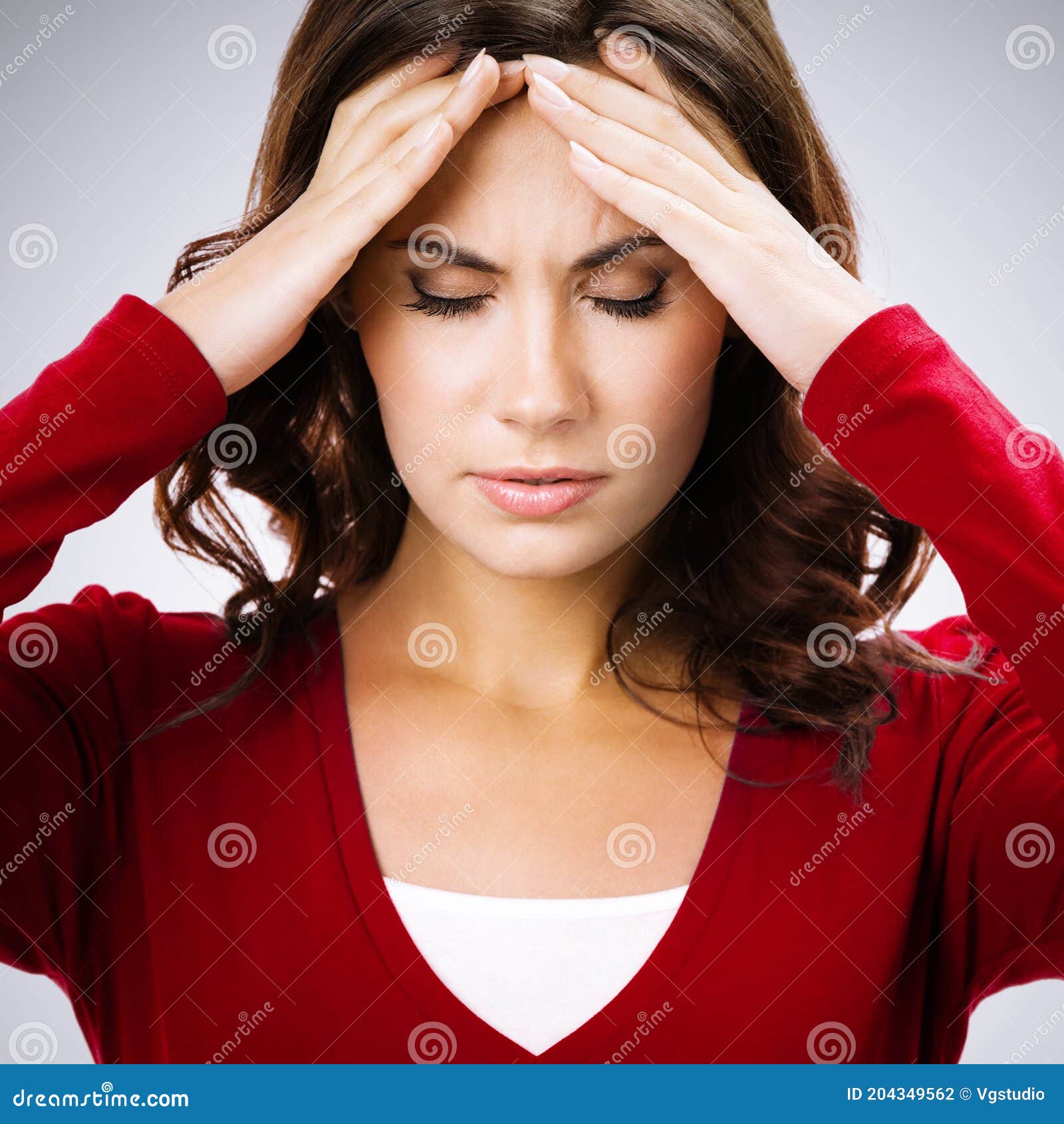 10,879 Woman Thinking Headache Stock Photos - Free & Royalty-Free Stock ...