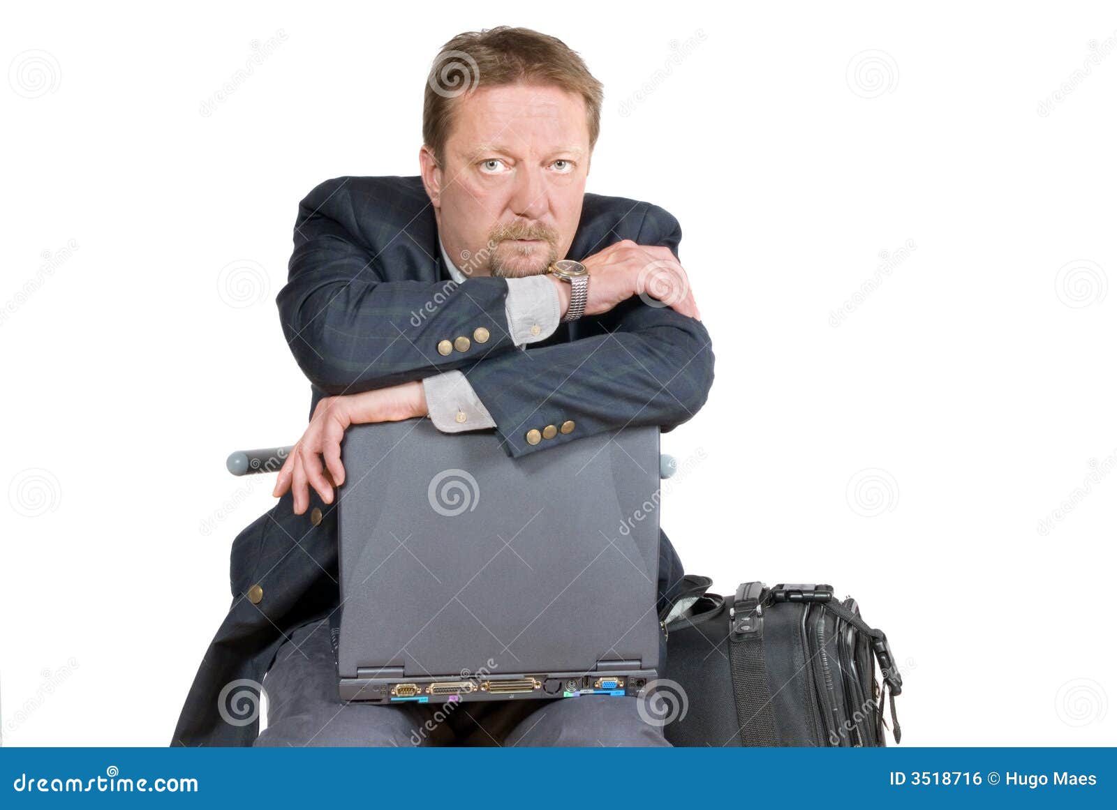 Thinking Traveling Businessman Stock Photo - Image of mobile ...