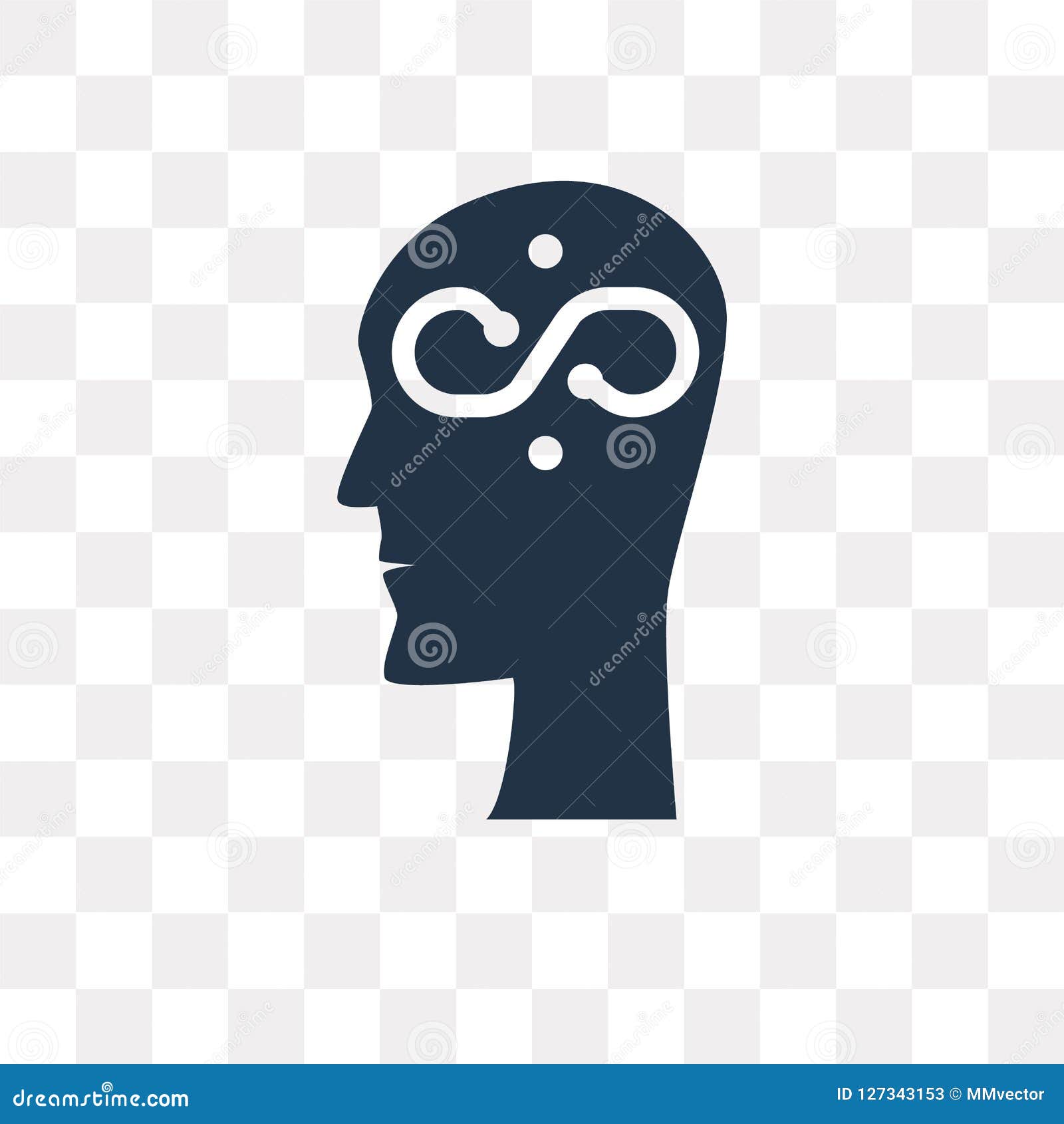 Thinking Vector Icon Isolated on Transparent Background, Thinking ...