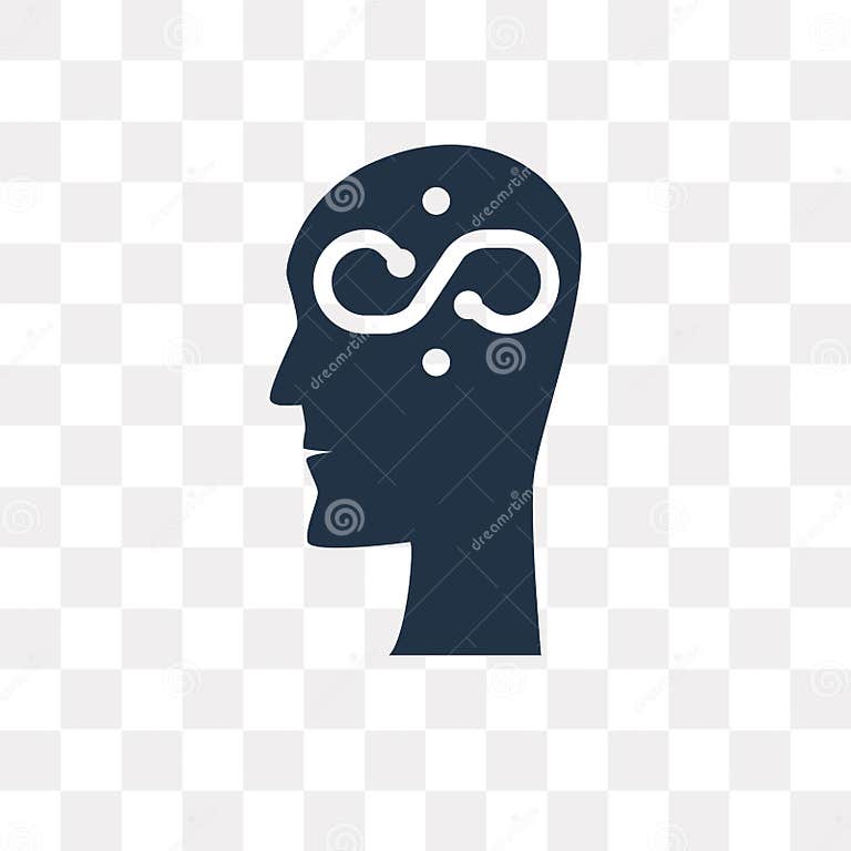 Thinking Vector Icon Isolated on Transparent Background, Thinking ...