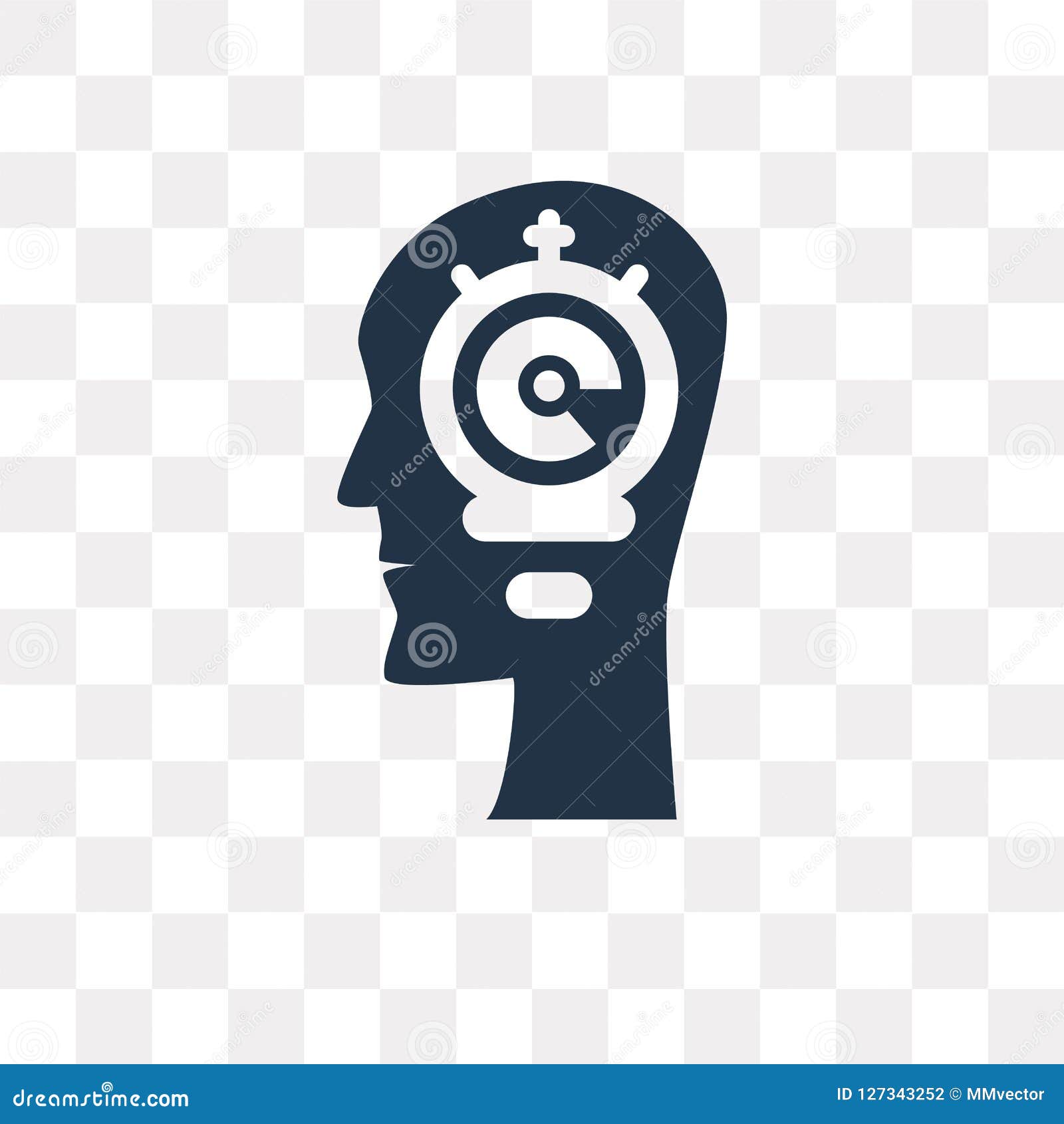 Thinking Vector Icon Isolated on Transparent Background, Thinking ...