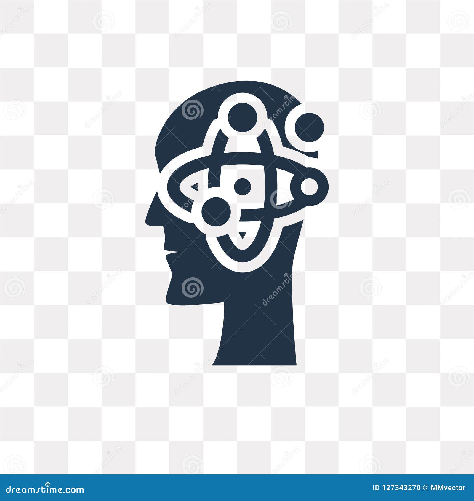 Thinking Vector Icon Isolated on Transparent Background, Thinking ...