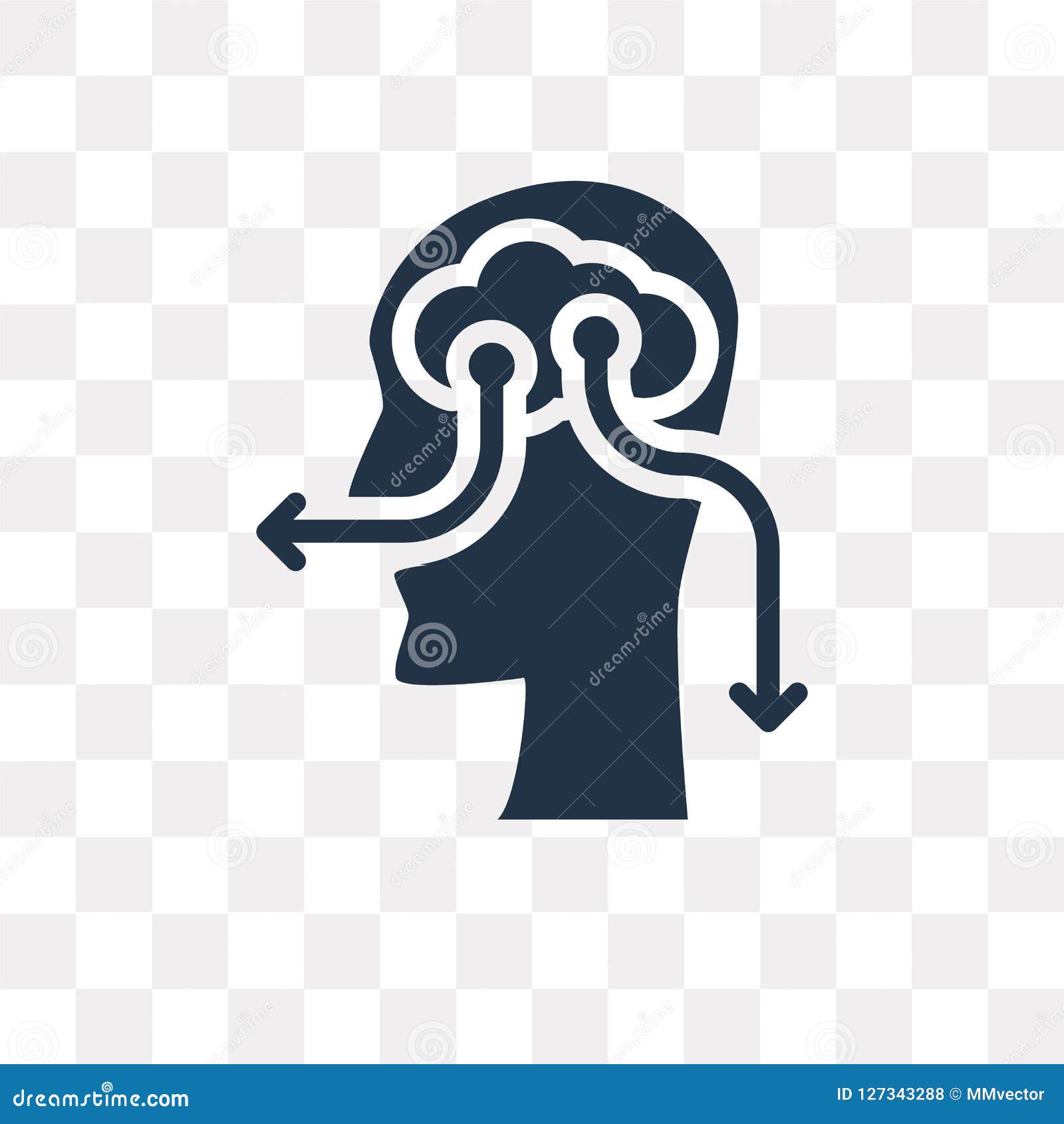 Thinking Vector Icon Isolated on Transparent Background, Thinking ...
