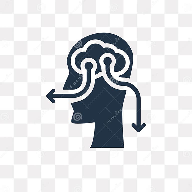 Thinking Vector Icon Isolated on Transparent Background, Thinking ...
