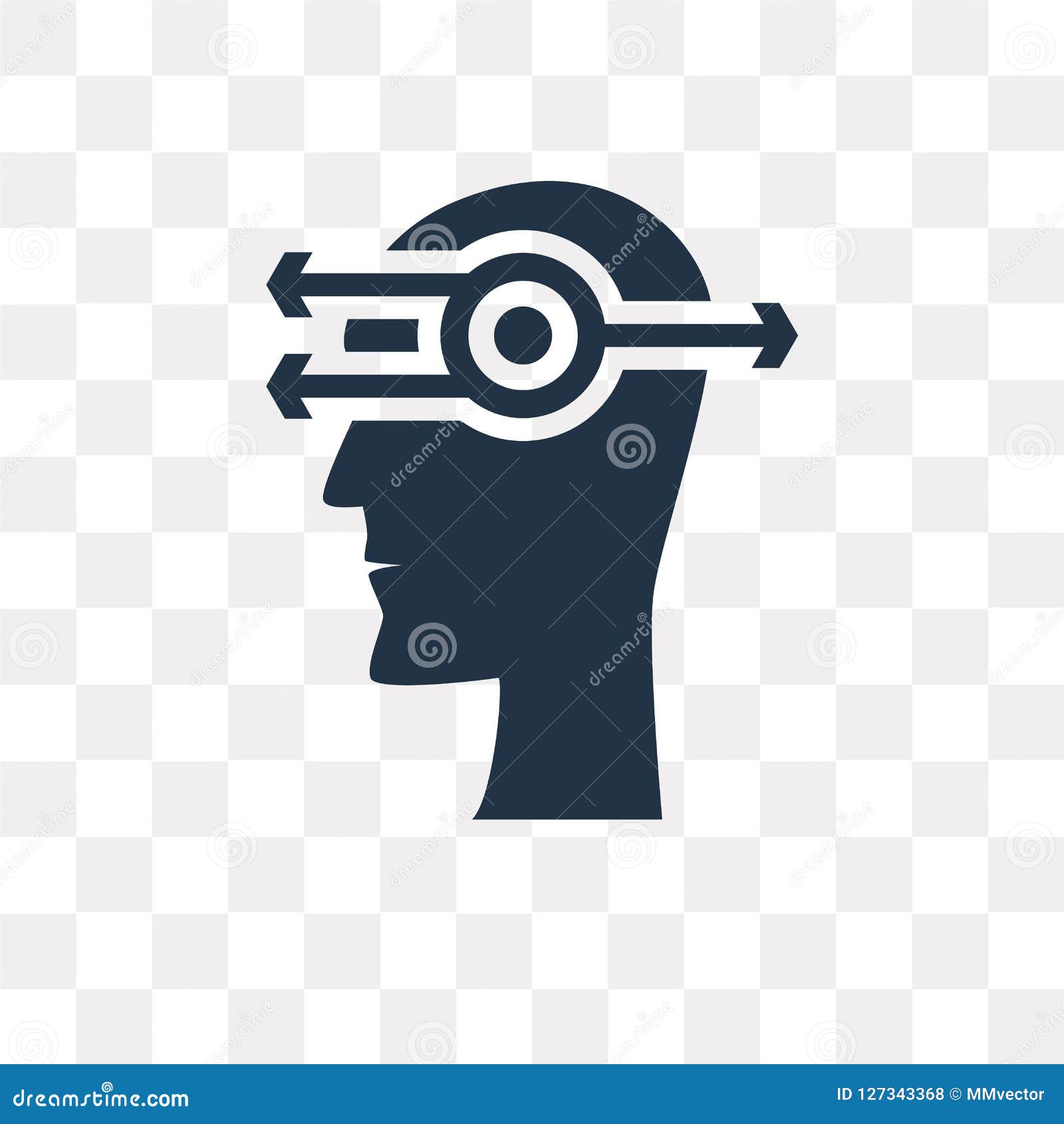 Thinking Vector Icon Isolated on Transparent Background, Thinking ...
