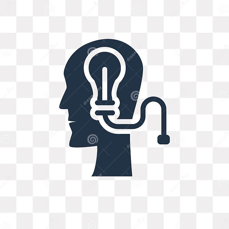 Thinking Vector Icon Isolated on Transparent Background, Thinking ...