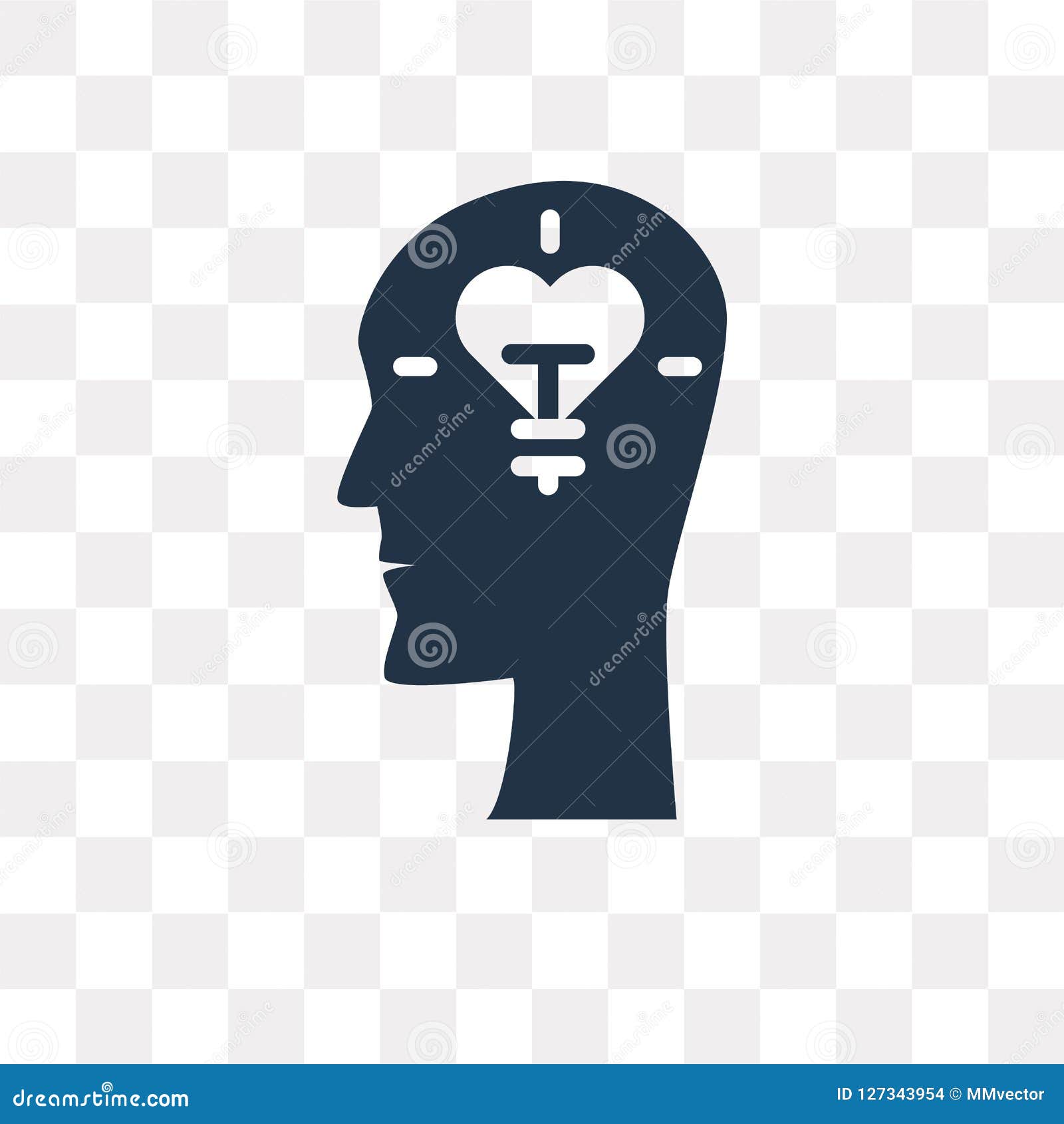 Thinking Vector Icon Isolated on Transparent Background, Thinking ...