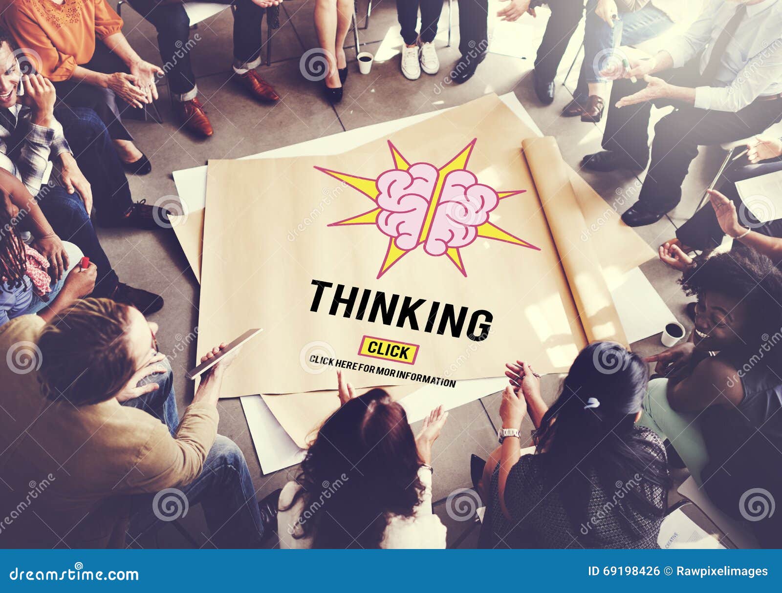 Thinking Visionary Mind Thoughtful Concept Stock Photo - Image of ...