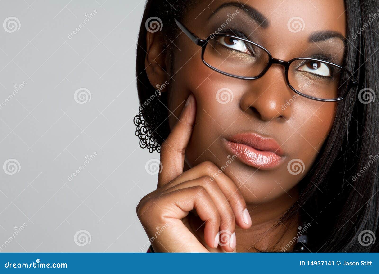 Thinking Woman stock image. Image of beauty, contemplating - 14937141