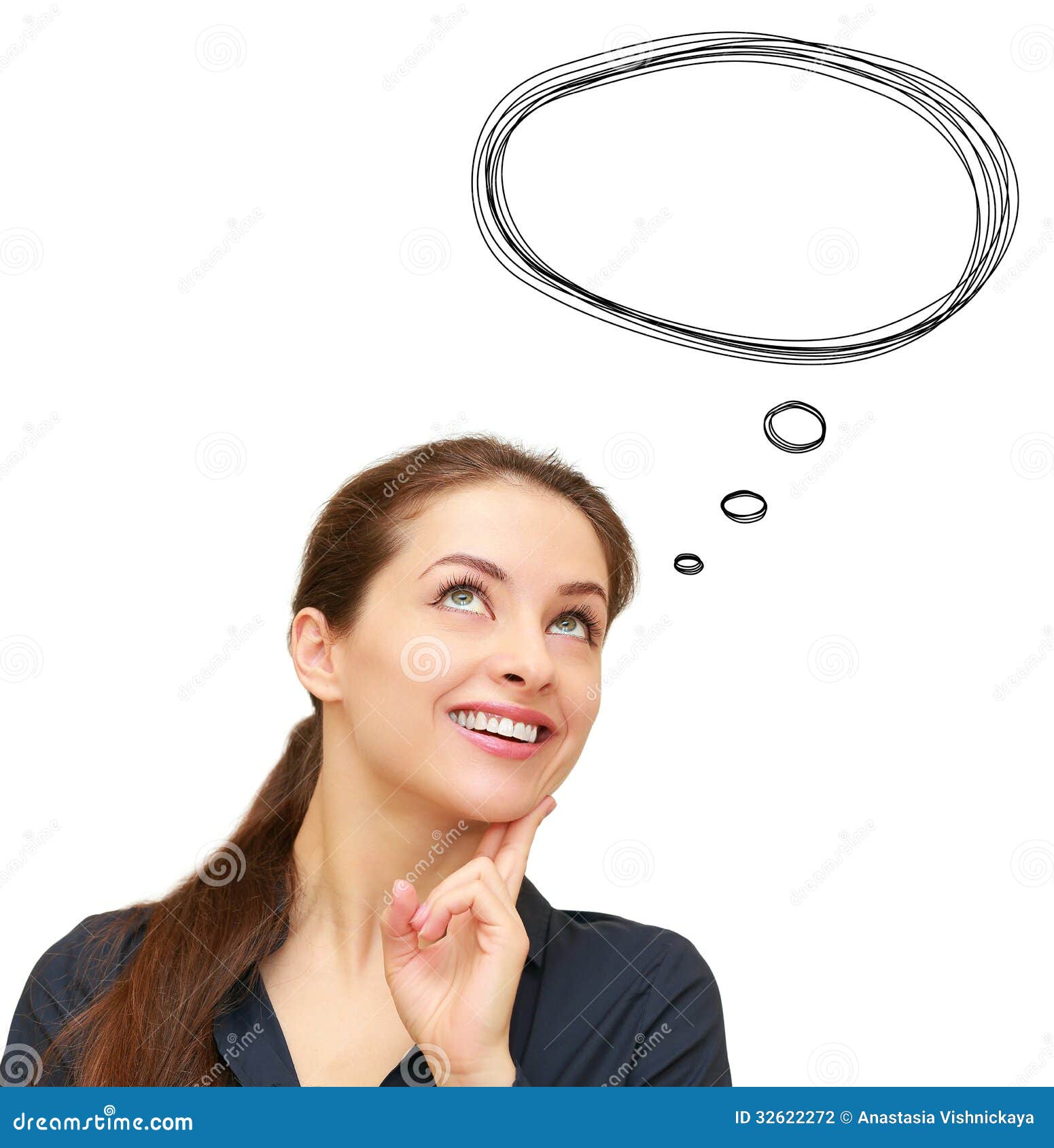 Woman Thinking Bubble