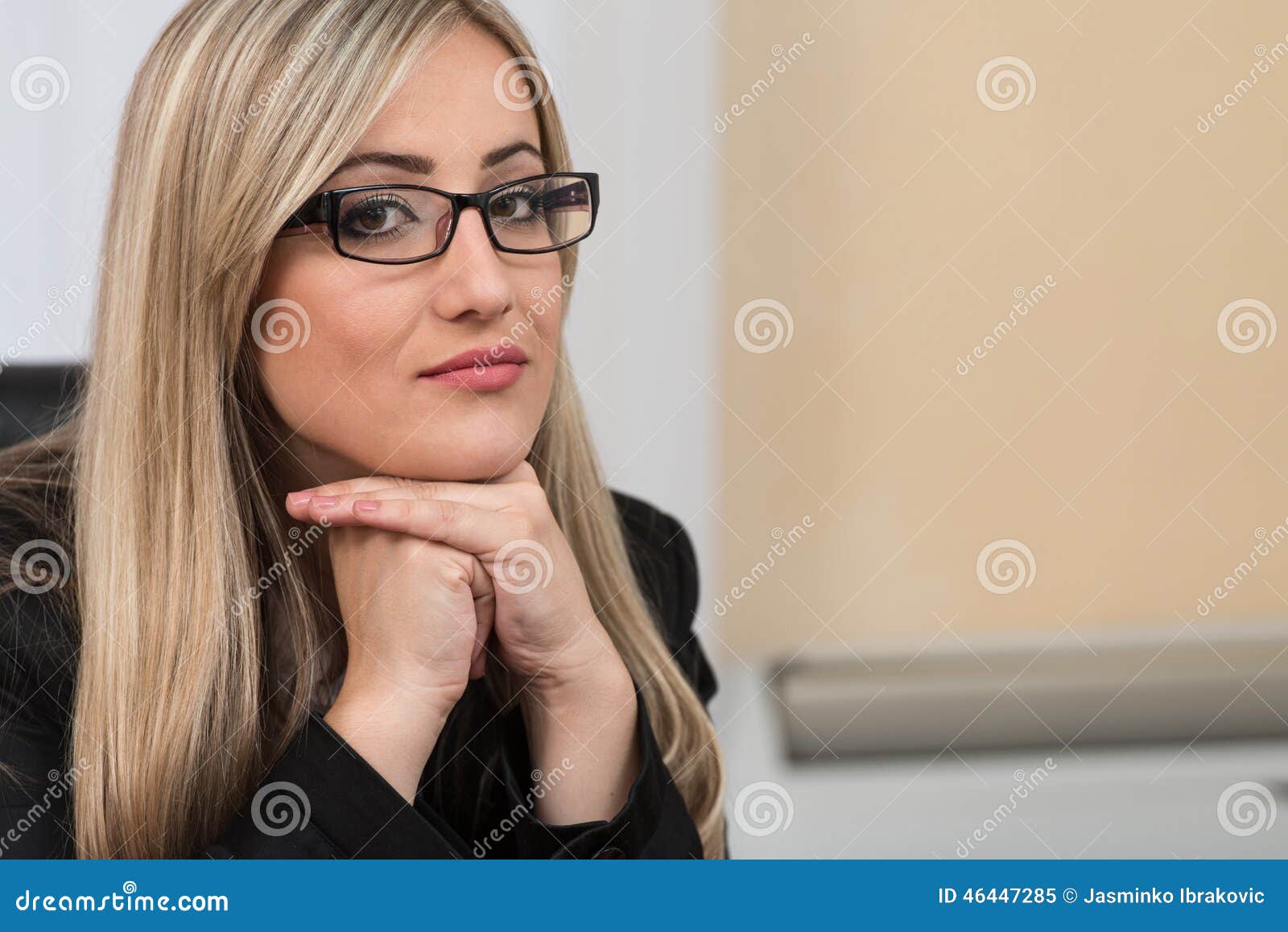 Thinking Woman stock image. Image of owner, indoor, businesswoman ...