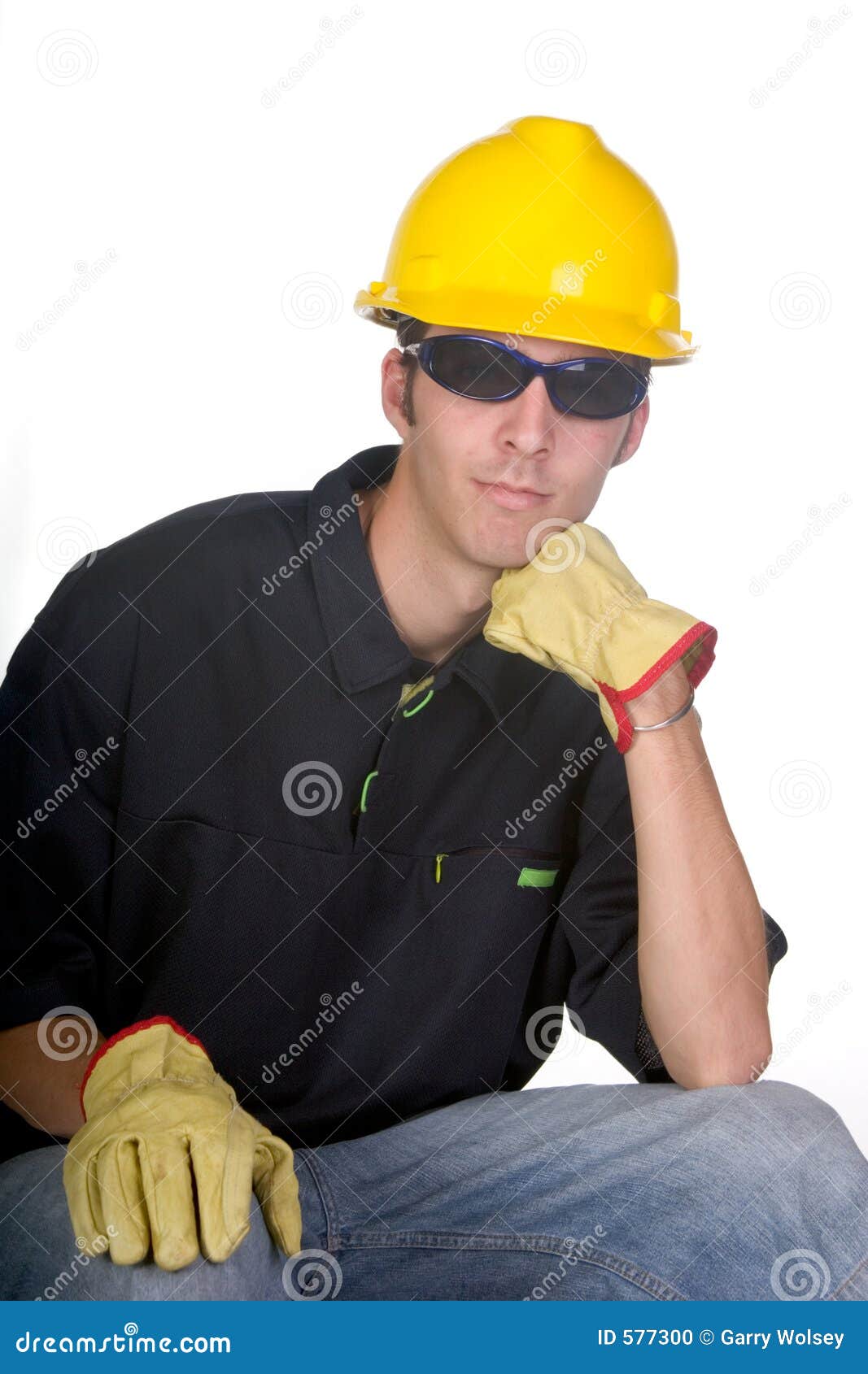 Thinking of work stock photo. Image of sitting, occupation - 577300