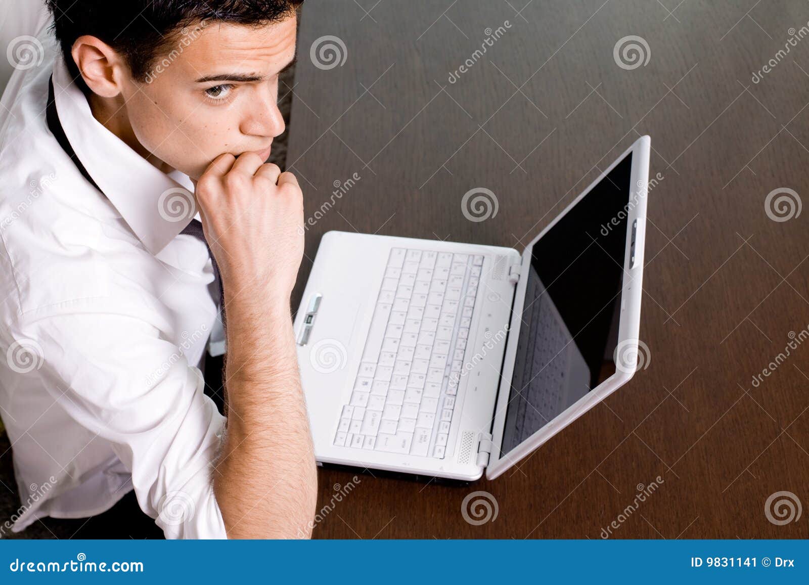 Thinking and working stock image. Image of work, think - 9831141