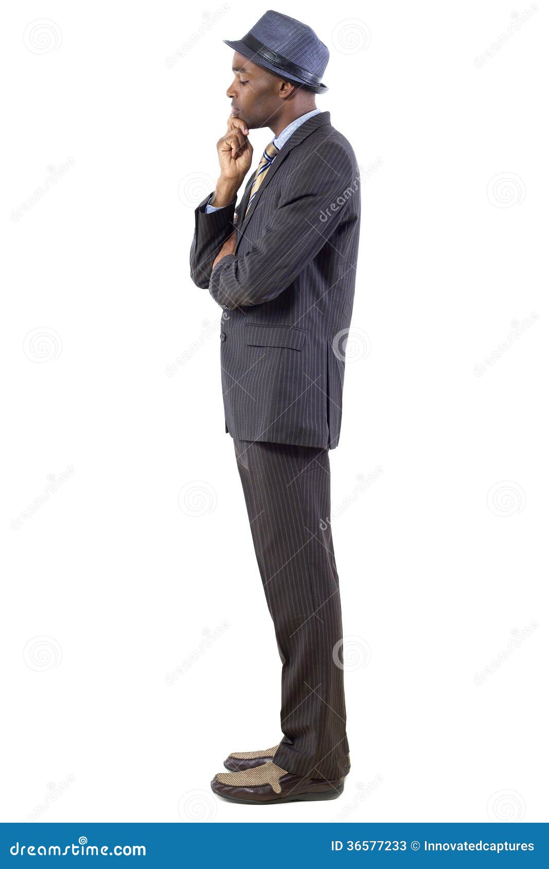 Thinking stock image. Image of isolated, modern, dark - 36577233