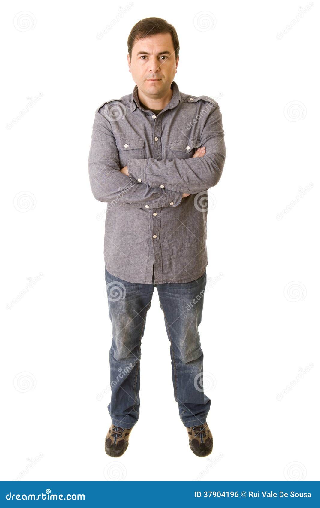 Thinking stock photo. Image of model, jeans, people, portrait - 37904196