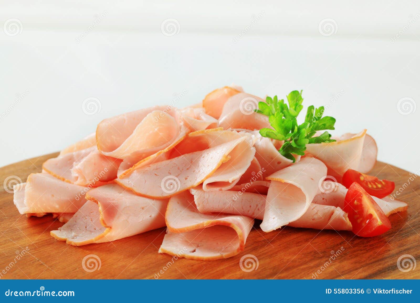 Thinly Shaved Chicken Breast Stock Photo - Image of pressed, breast ...