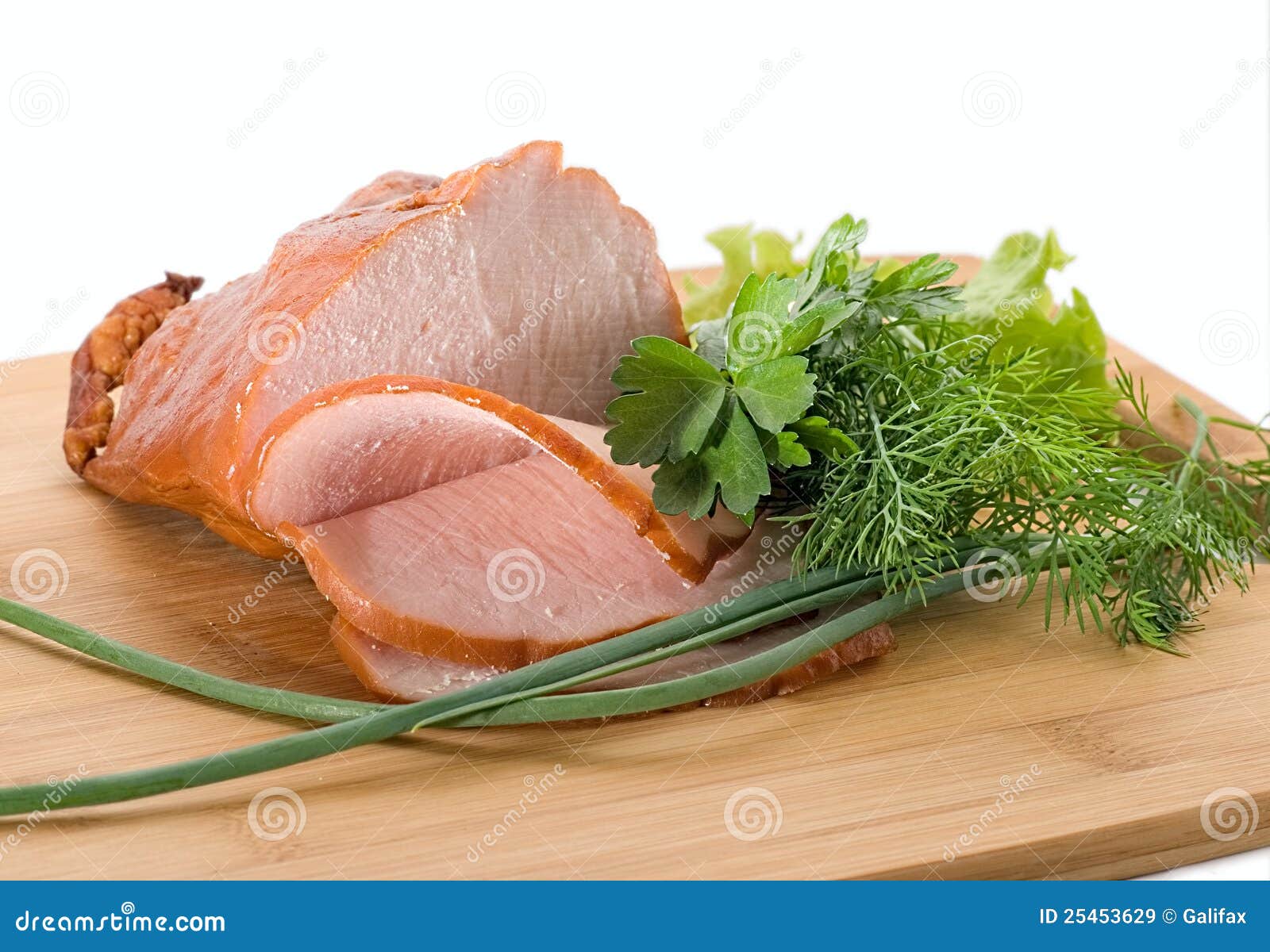Thinly sliced ham stock image. Image of close, celebration - 25453629