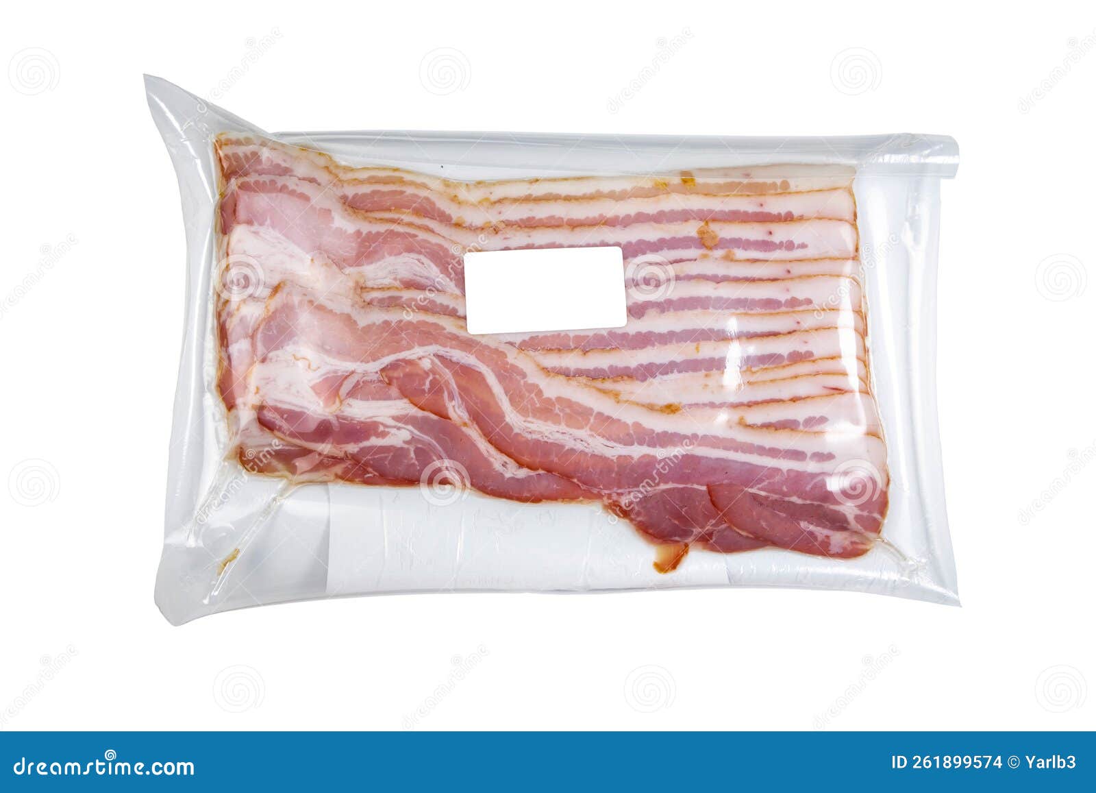 Thinly Sliced Ham in a Clean Label Package, a Blank for the Design and ...