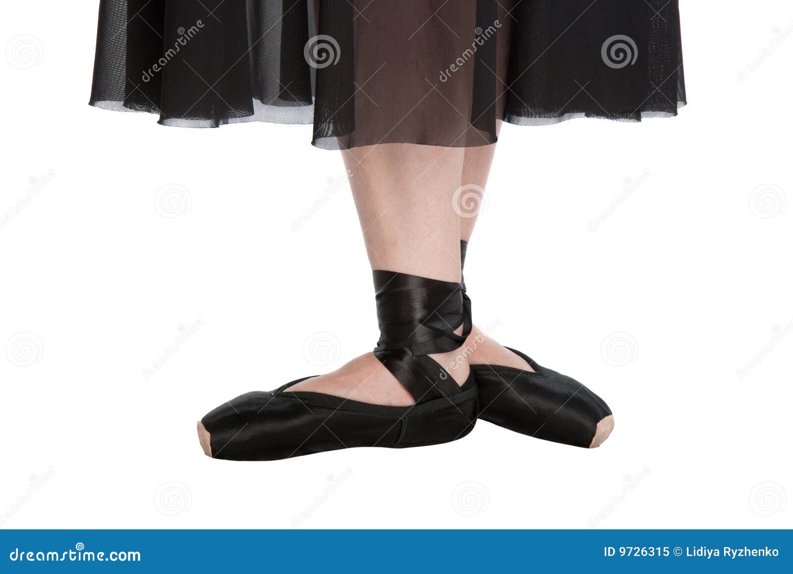 The third ballet position stock image. Image of practicing - 9726315